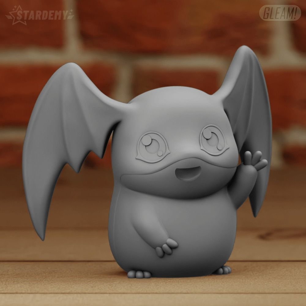 Patamon Chibi 4 models Easy Print Digimon Adventure 3D model 3D ...