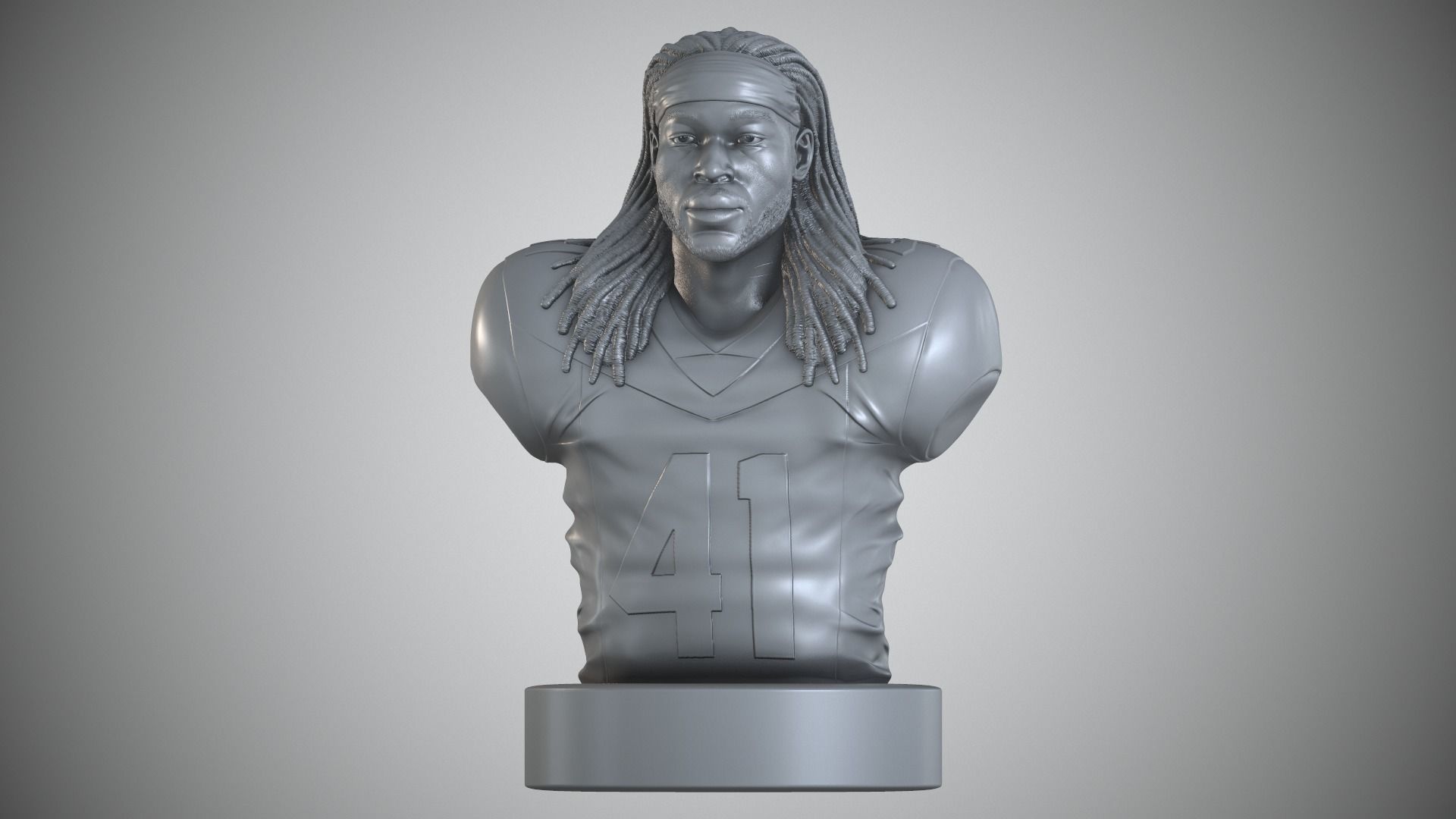 Alvin Kamara 3D model 3D printable | CGTrader