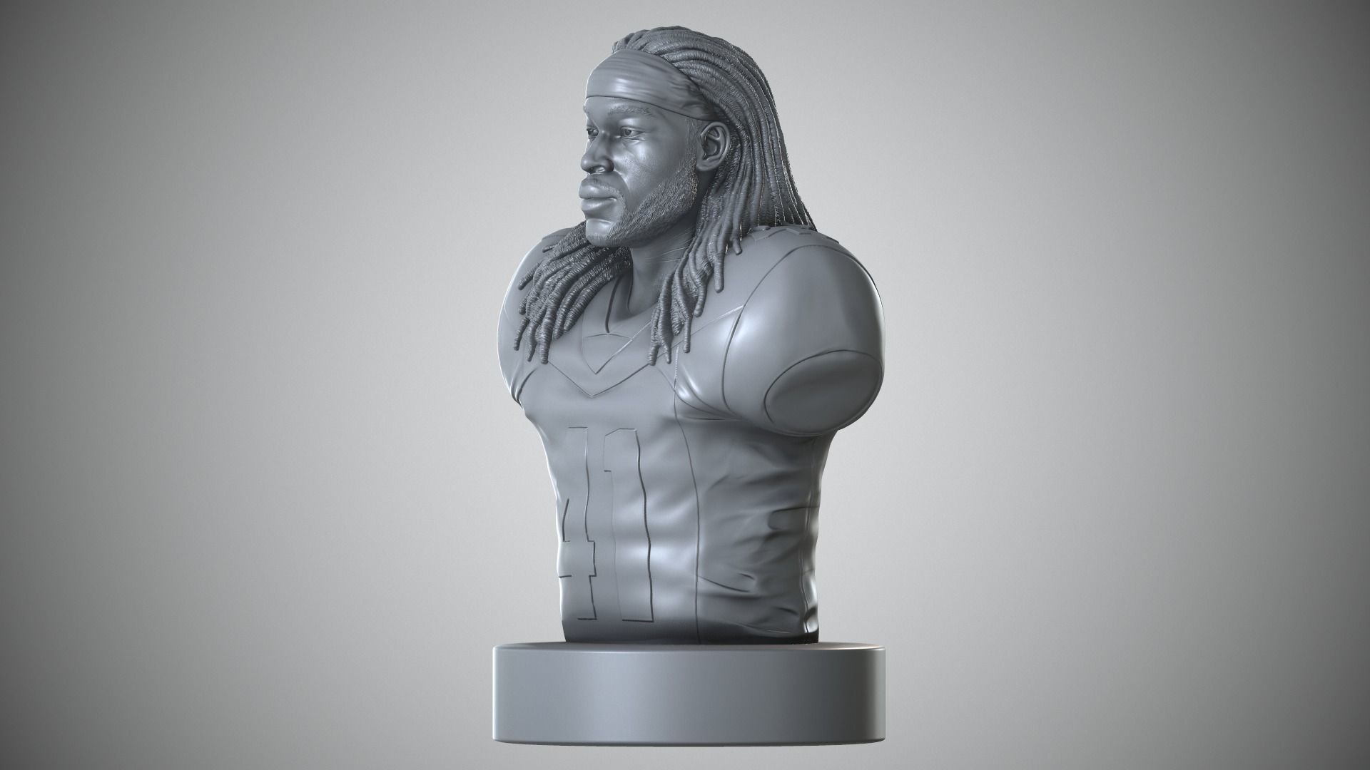 Alvin Kamara 3D model 3D printable | CGTrader
