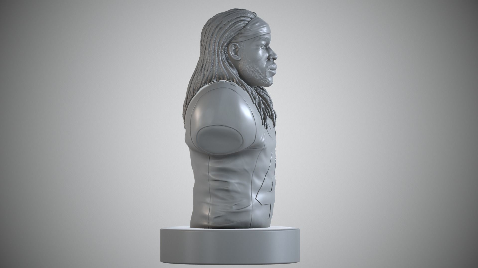 Alvin Kamara 3D model 3D printable | CGTrader