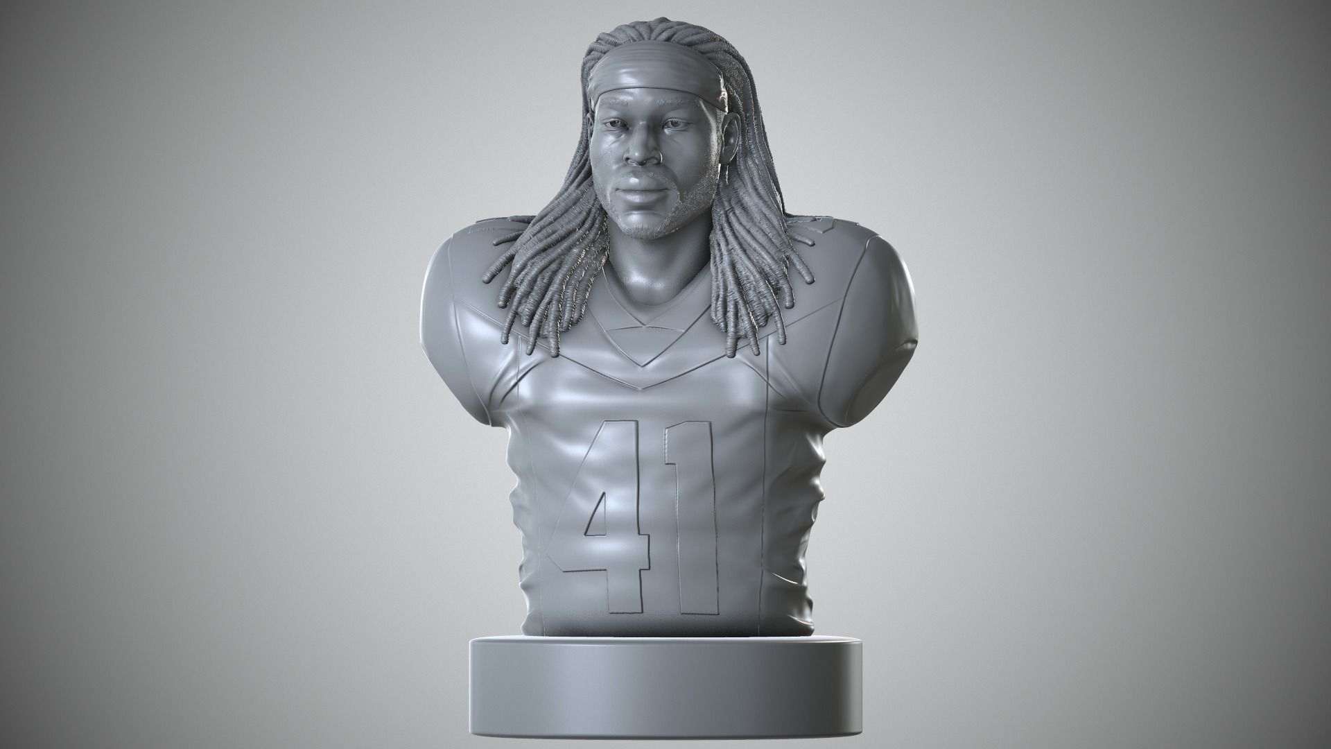 Alvin Kamara 3D model 3D printable | CGTrader