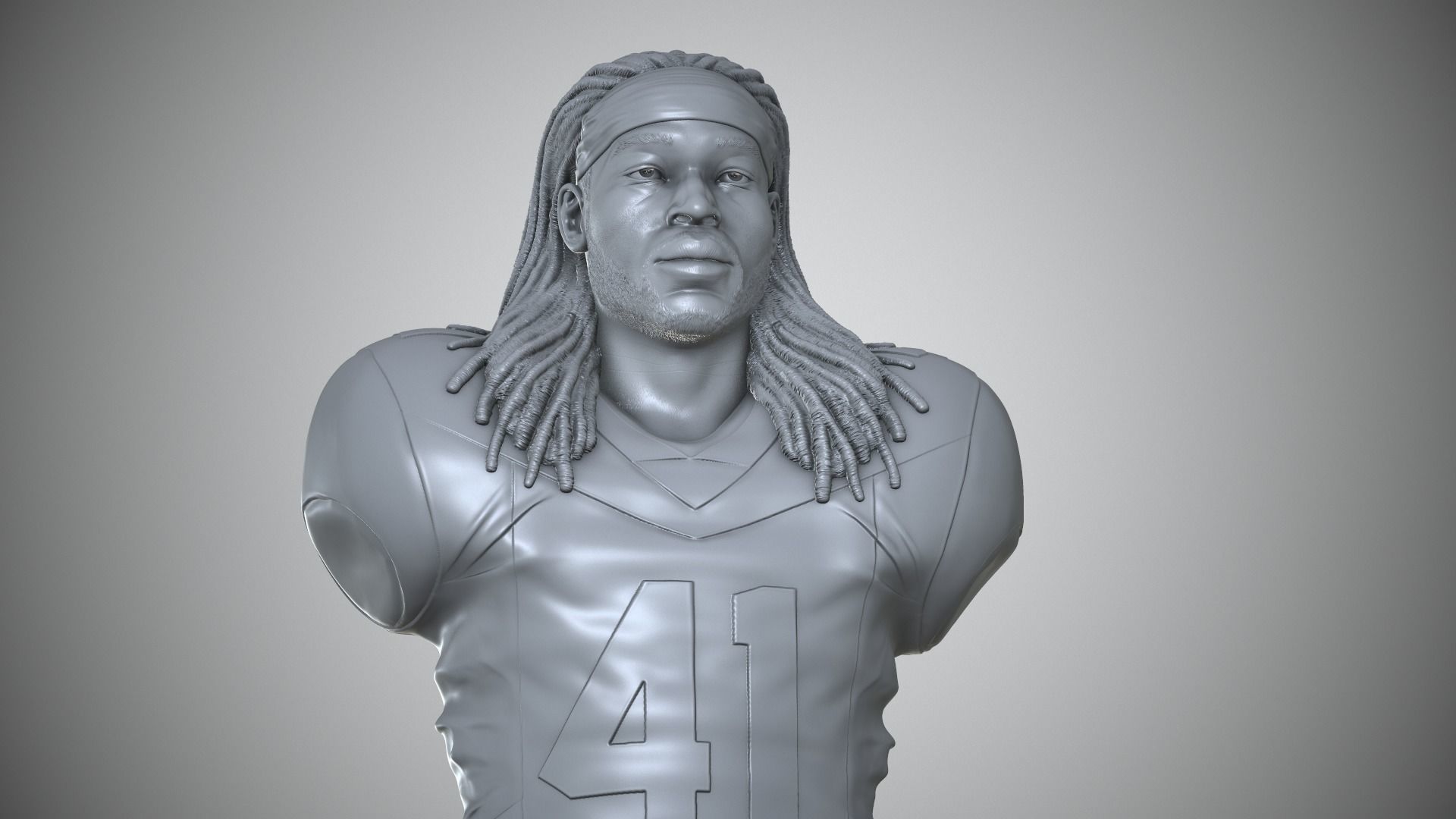 Alvin Kamara 3D model 3D printable | CGTrader