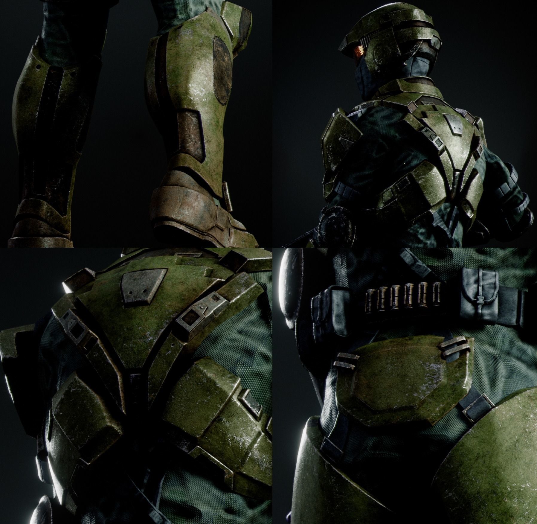 Halo Wars Styled Marine 3D model rigged | CGTrader