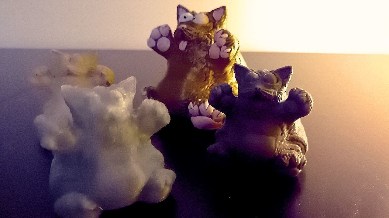 Happy fat cat 3D model 3D printable | CGTrader