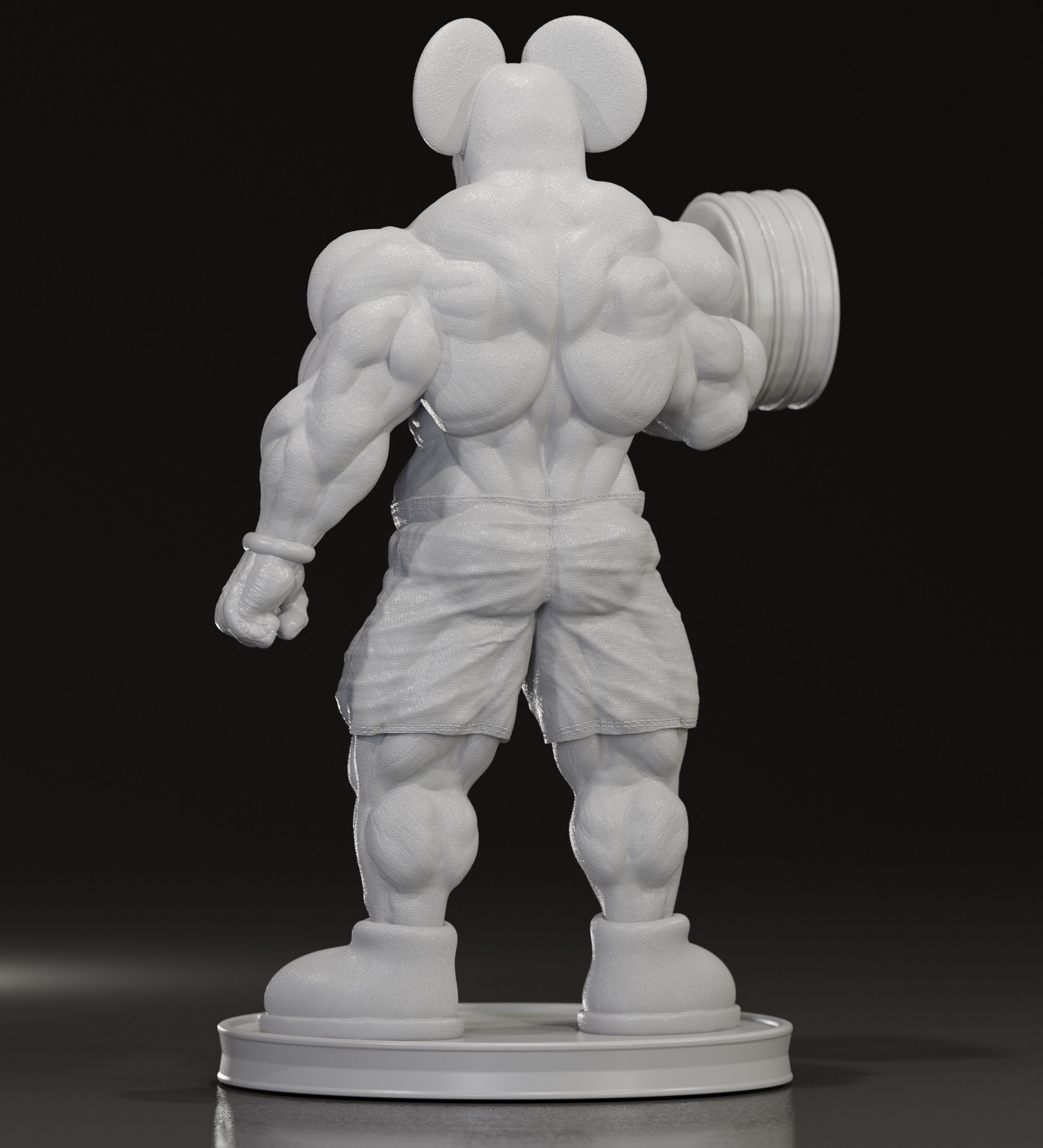Mickey 3D print Statue free 3D model 3D printable | CGTrader