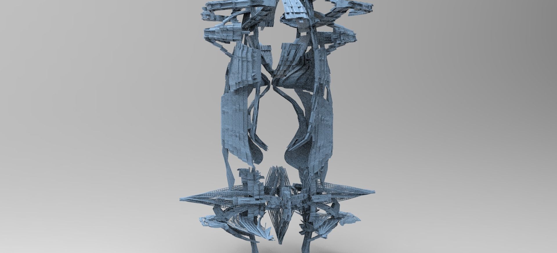 Atlantis Royal central travel Arch bridge 3D model | CGTrader