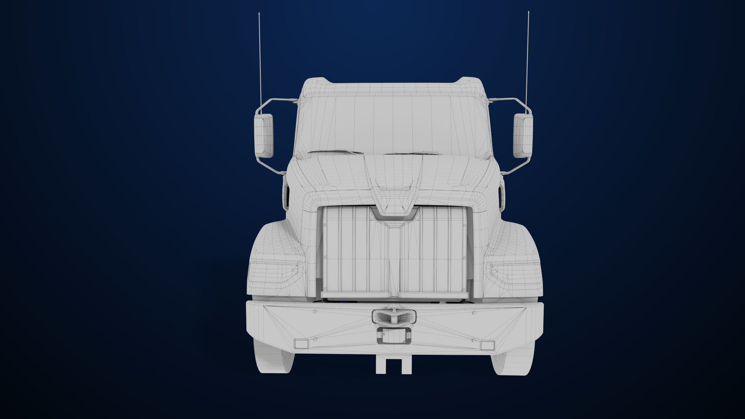 3D model Heavy Truck Chassis 01 All PBR Unity UE Textures VR / AR / low ...