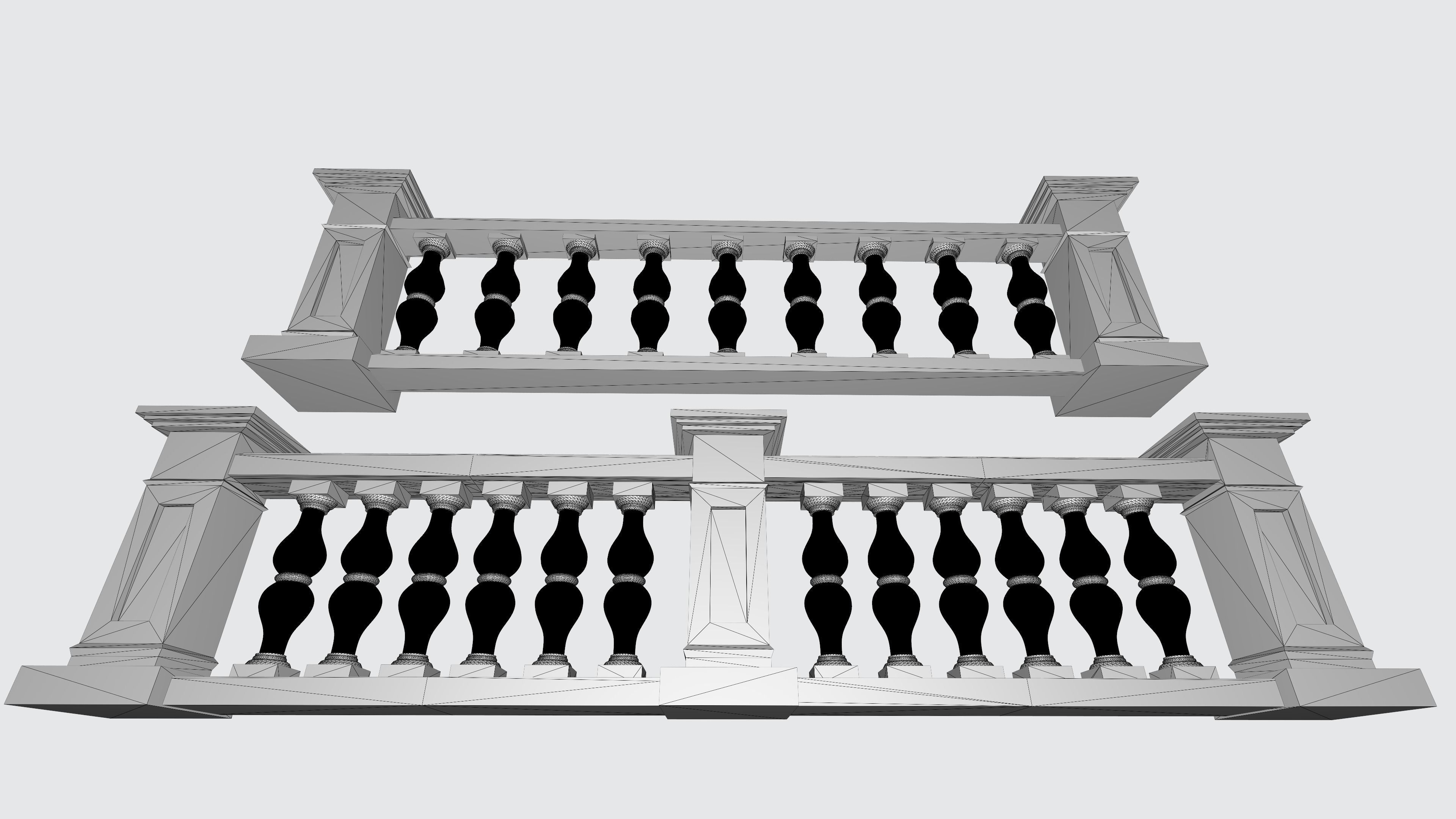 3D Balustrade Models 3D model | CGTrader