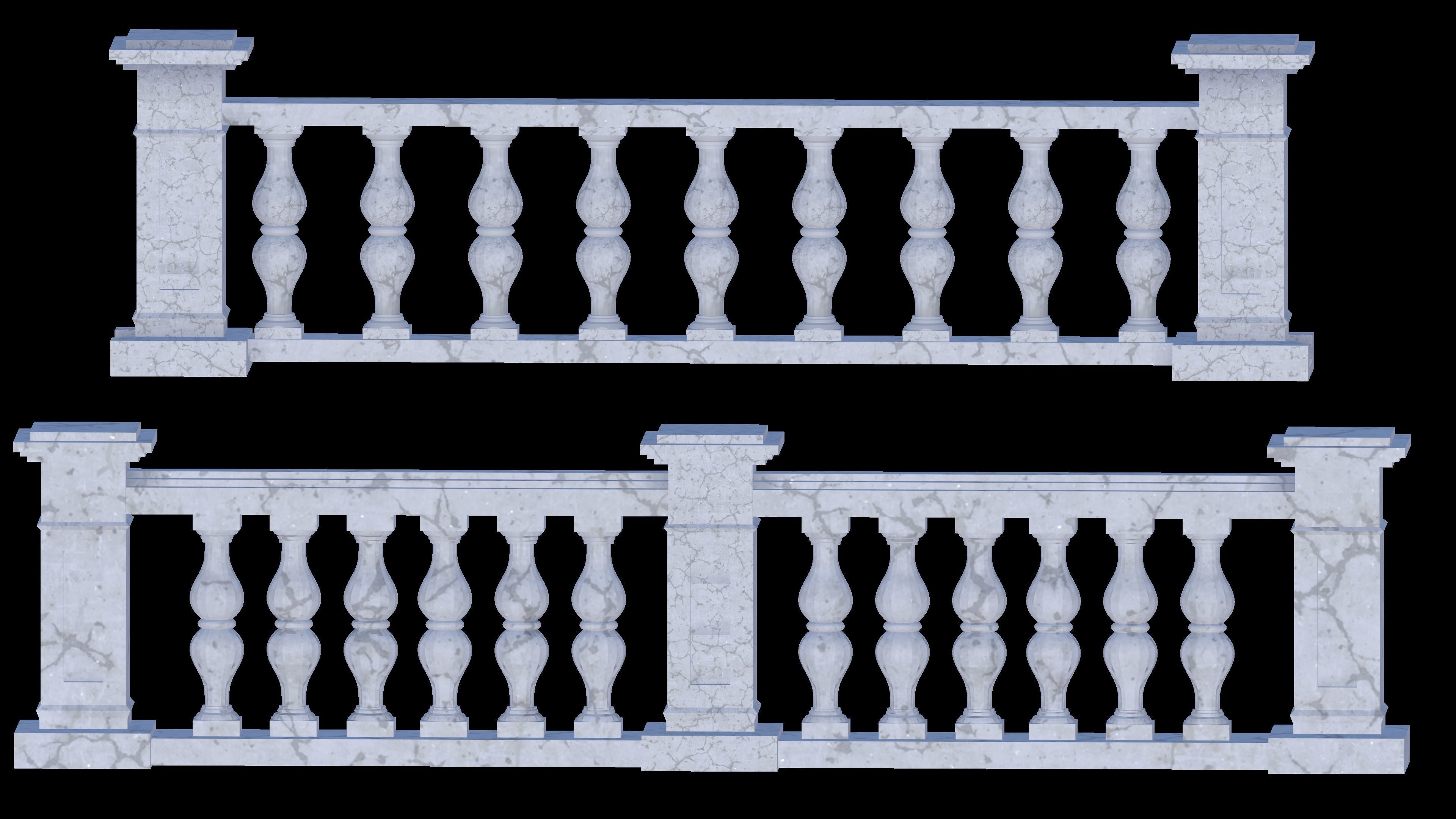 3D Balustrade Models 3D model | CGTrader