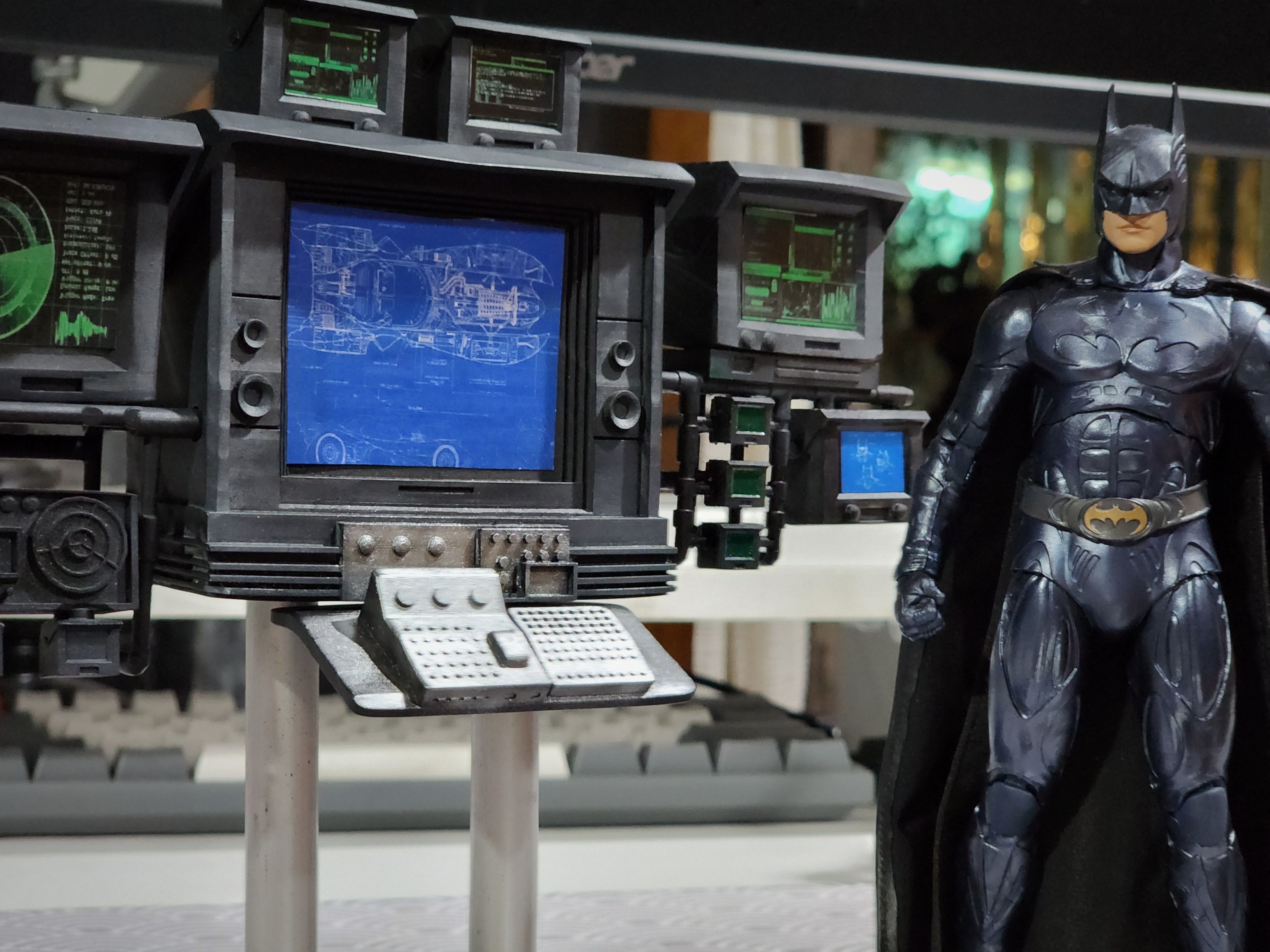 bat computer 1989 michael keaton 3D model 3D printable | CGTrader