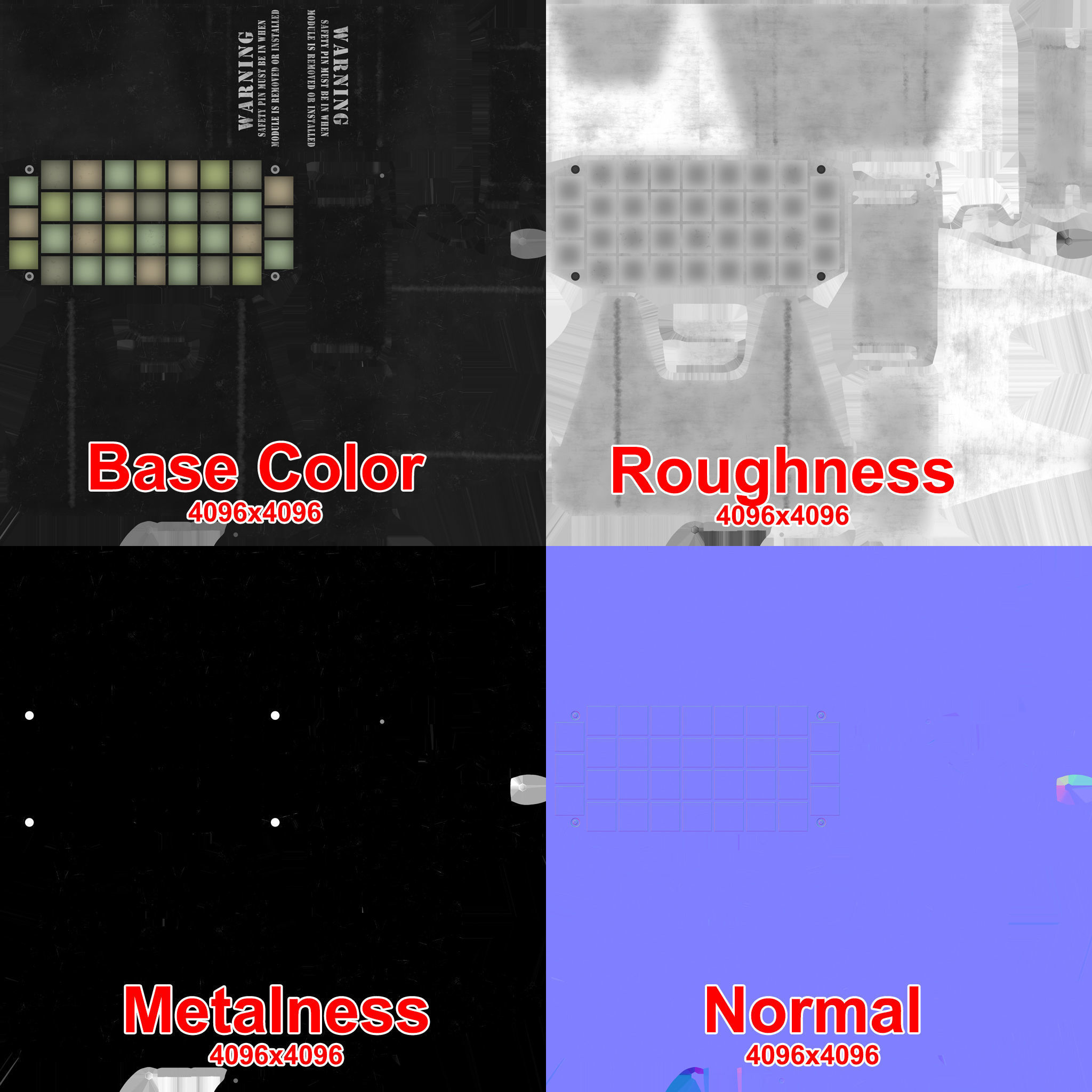 3D model Aircraft M130 Flares Dispenser VR / AR / low-poly | CGTrader