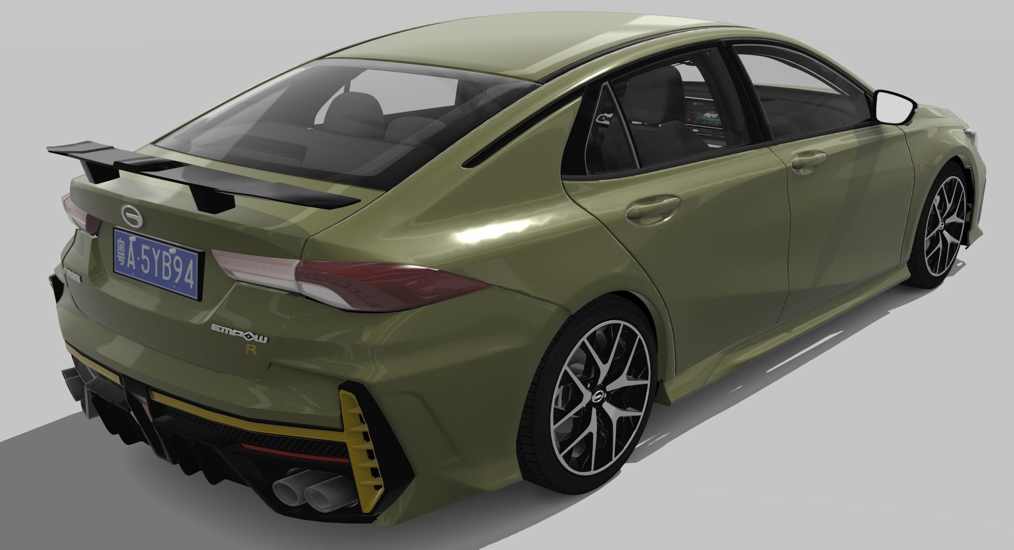 GAC TrumpChi Empow R BodyPart 3D model | CGTrader