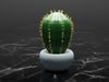 3D model Realistic Cactus Plant 3D Model - Blender Cycles Render VR ...