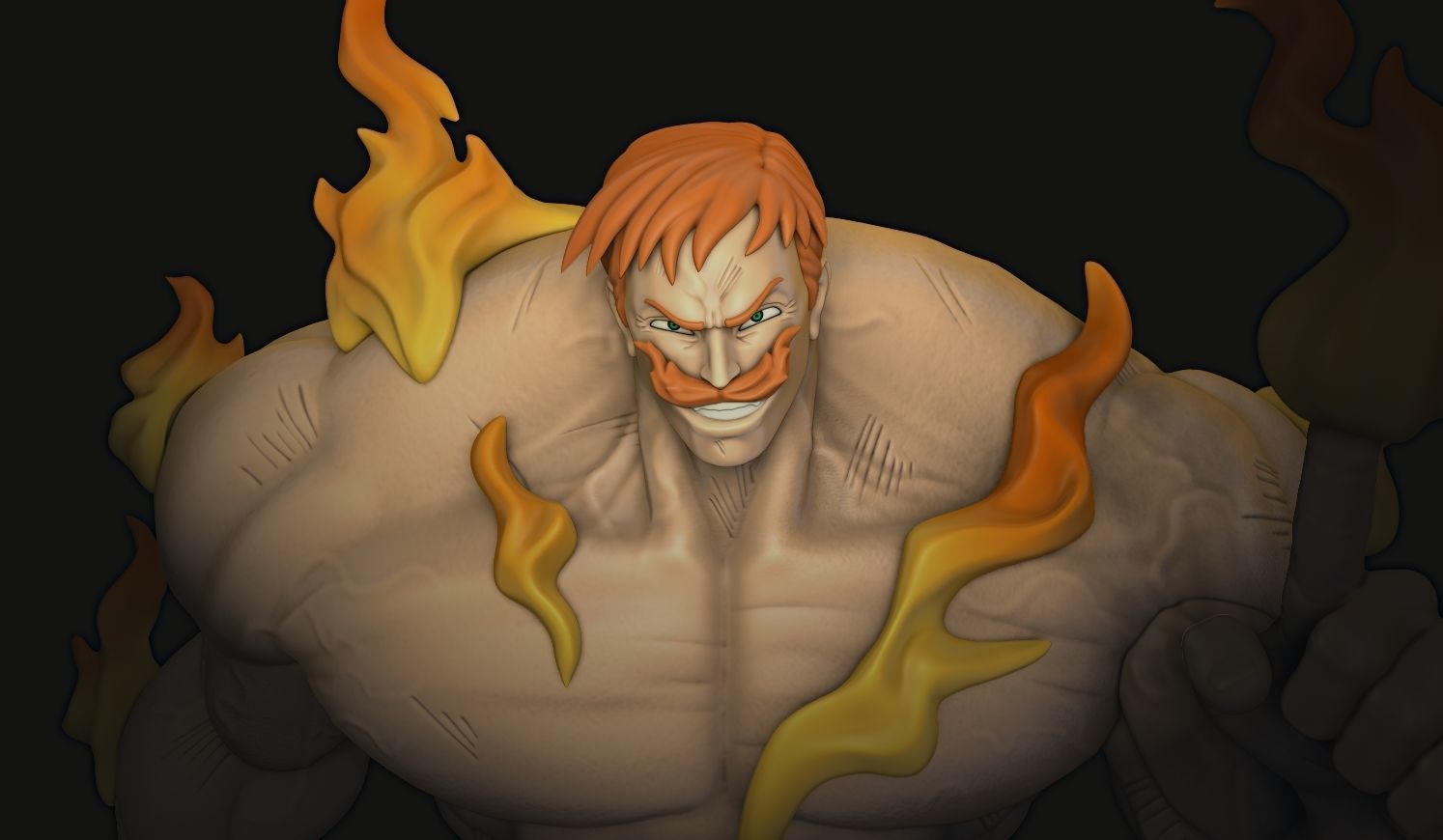 7 Deadly Sins - Escanor 3D model 3D printable | CGTrader