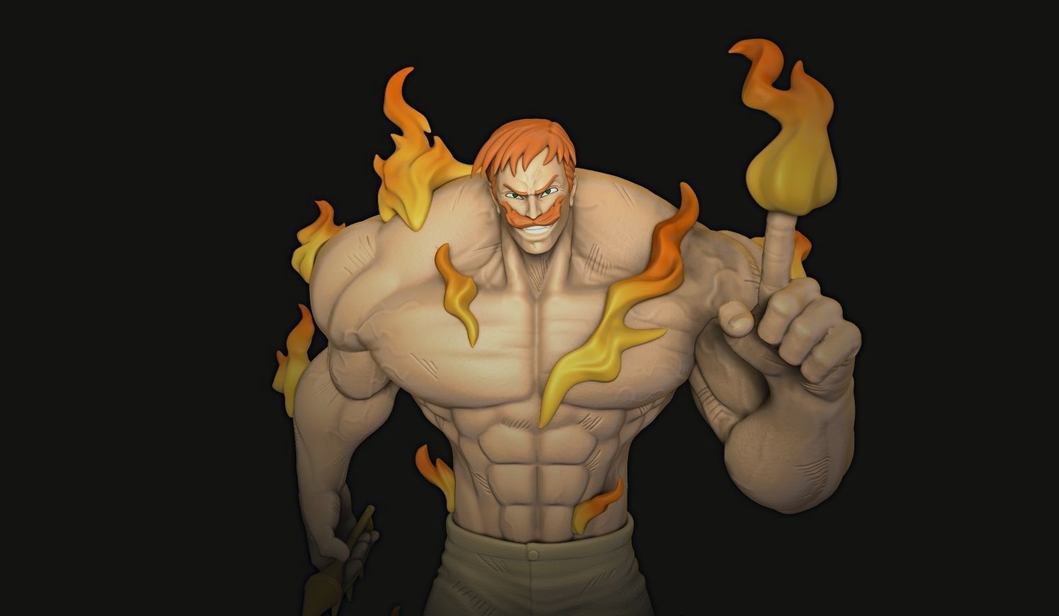 7 Deadly Sins - Escanor 3D model 3D printable | CGTrader