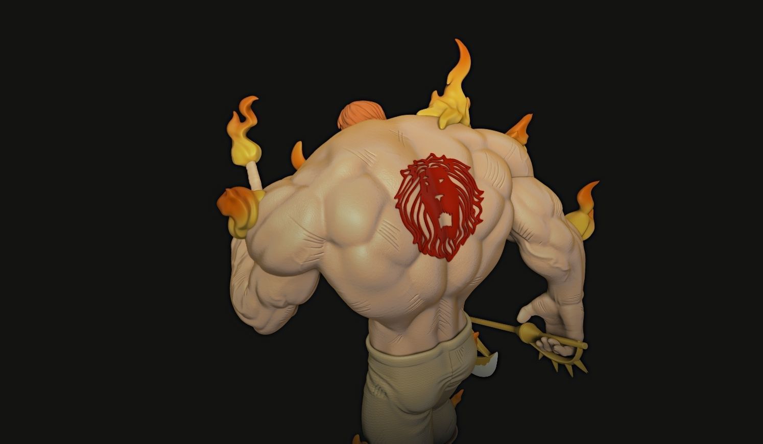 7 Deadly Sins - Escanor 3D model 3D printable | CGTrader