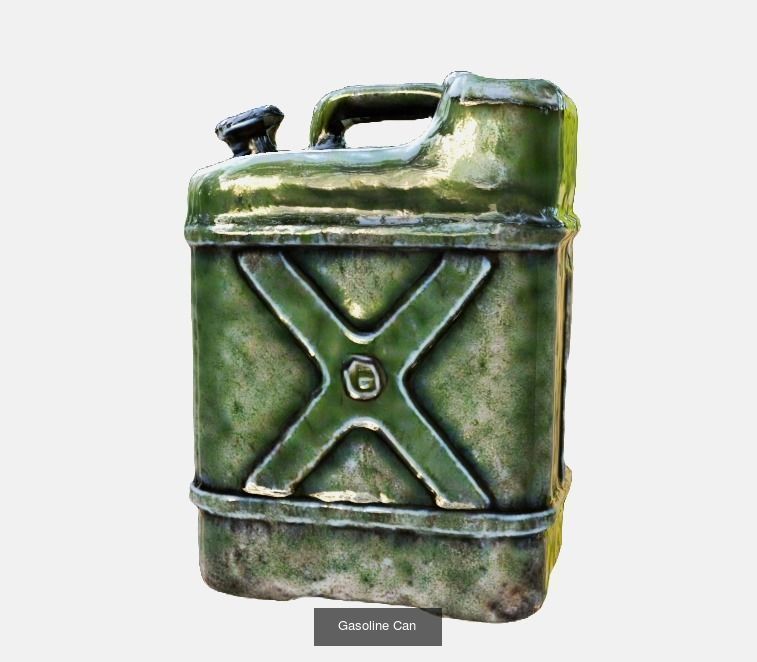 Gasoline Cans PBR Textures Collection VR / AR / low-poly | CGTrader