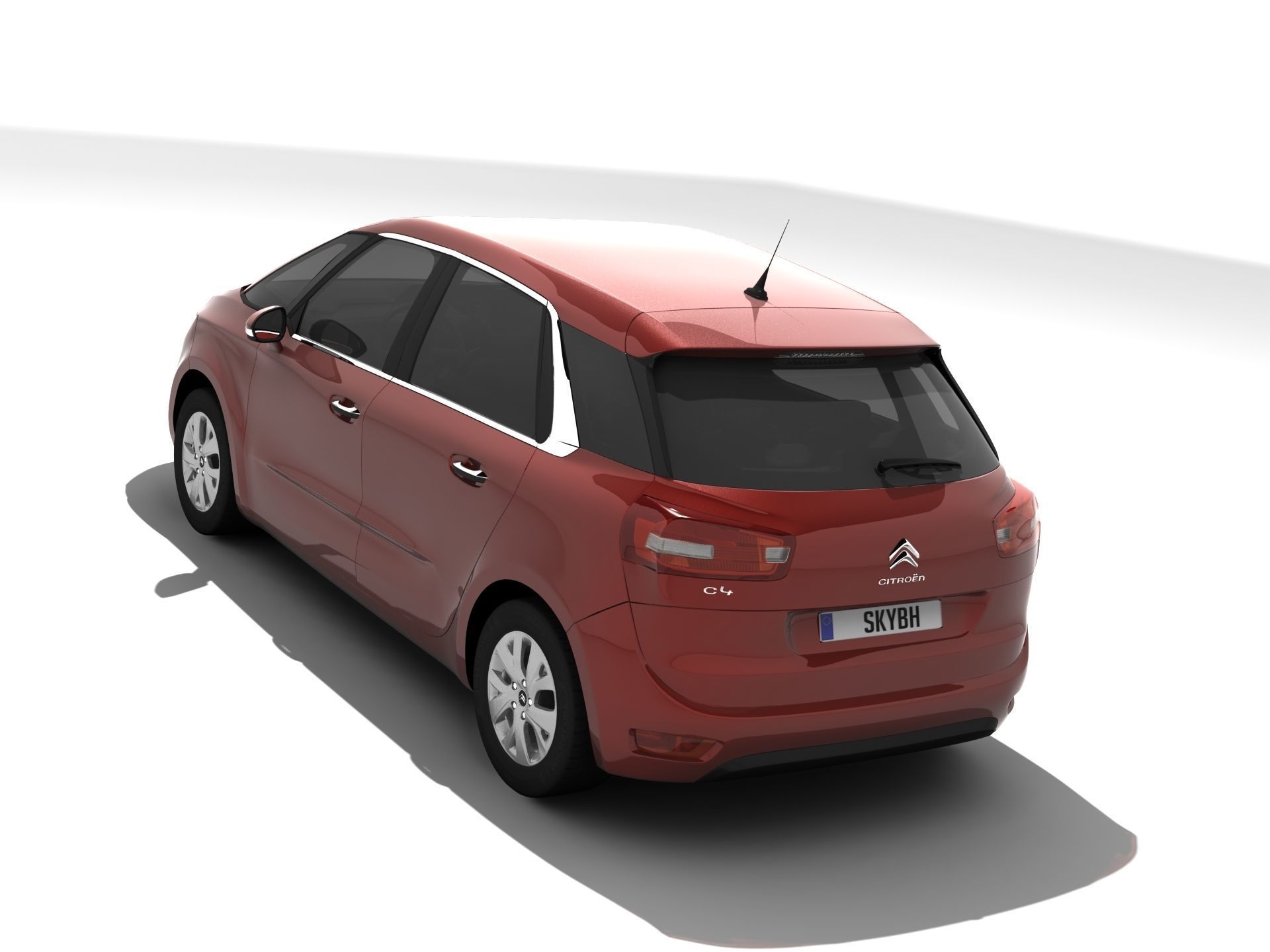 3D model Citroen C4 Picasso 2013 VR / AR / low-poly | CGTrader
