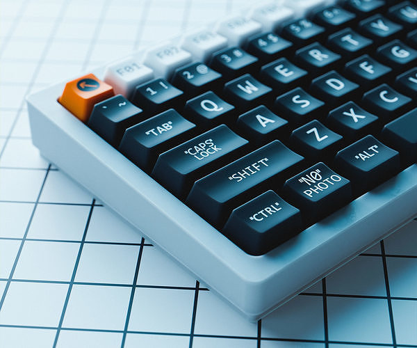 gaming custom keyboard 3D model | CGTrader