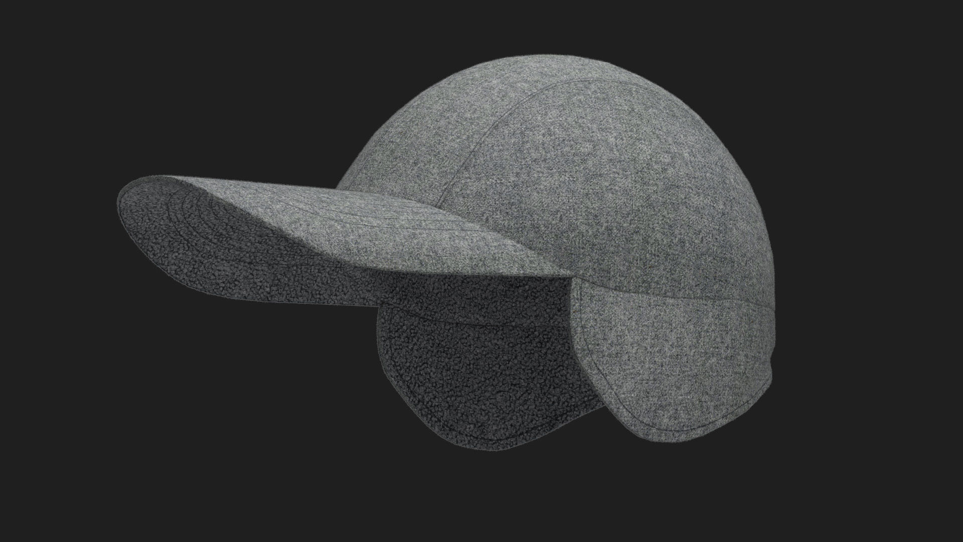 3D model Beanie Cap with Ear Flap VR / AR / low-poly | CGTrader