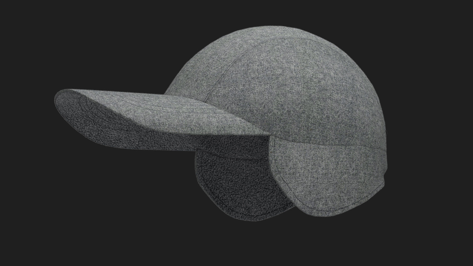3D model Beanie Cap with Ear Flap VR / AR / low-poly | CGTrader