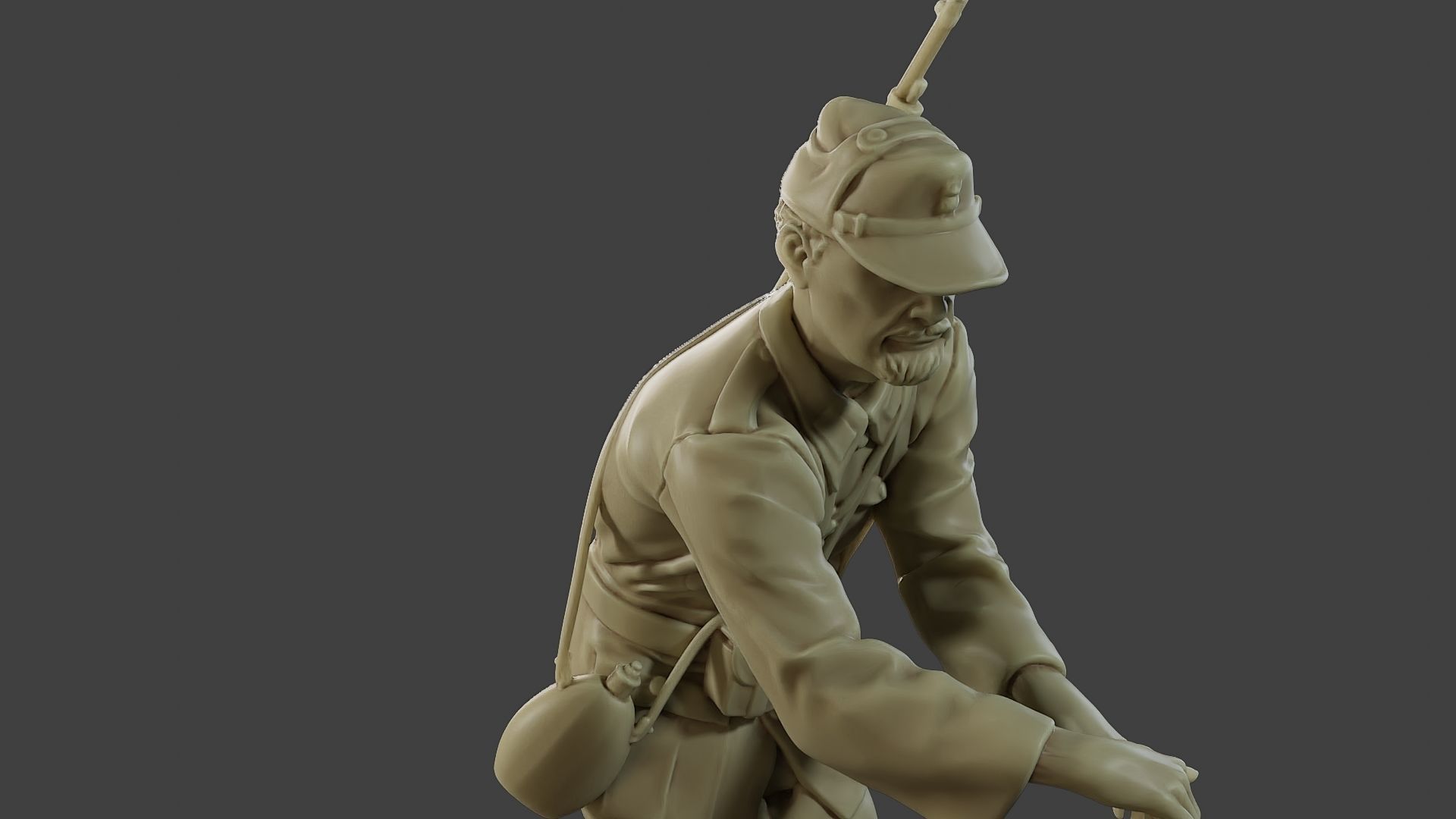 Italian soldier Attach2 ww2 IT10 3D model 3D printable | CGTrader