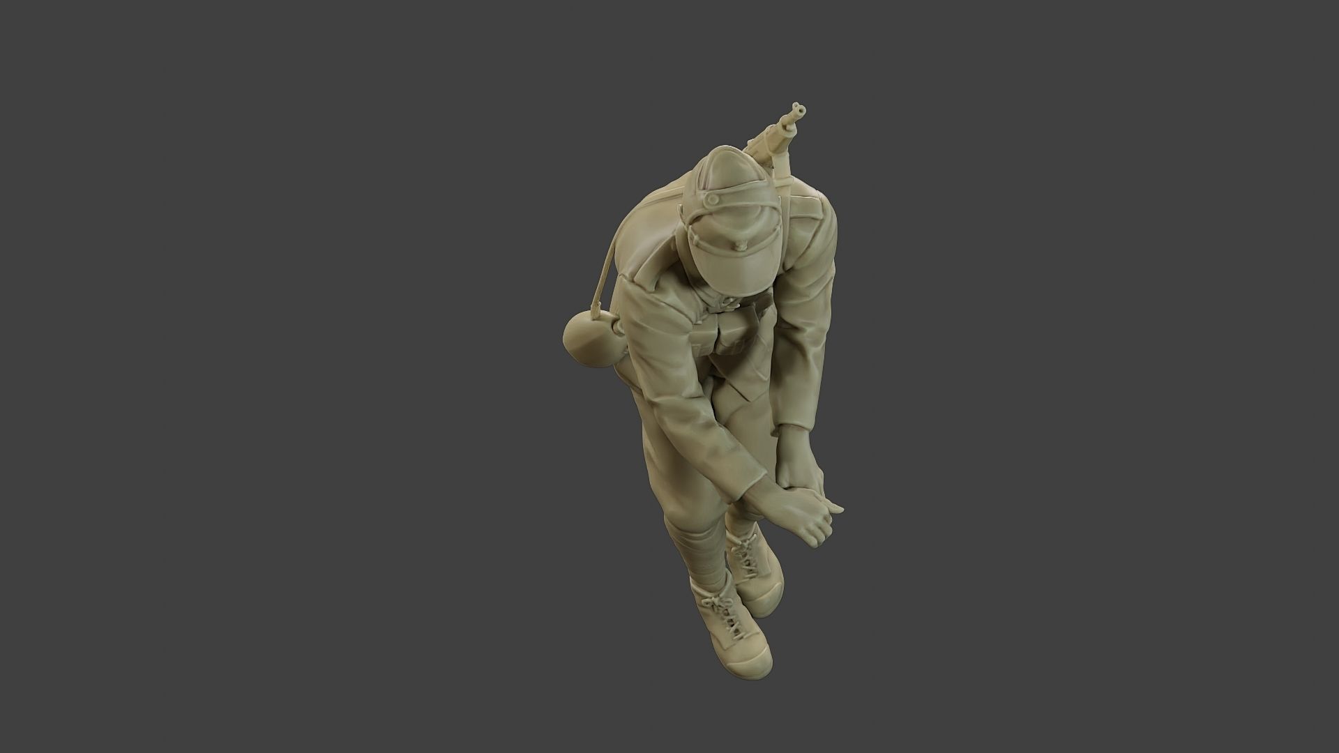 Italian soldier Attach2 ww2 IT10 3D model 3D printable | CGTrader
