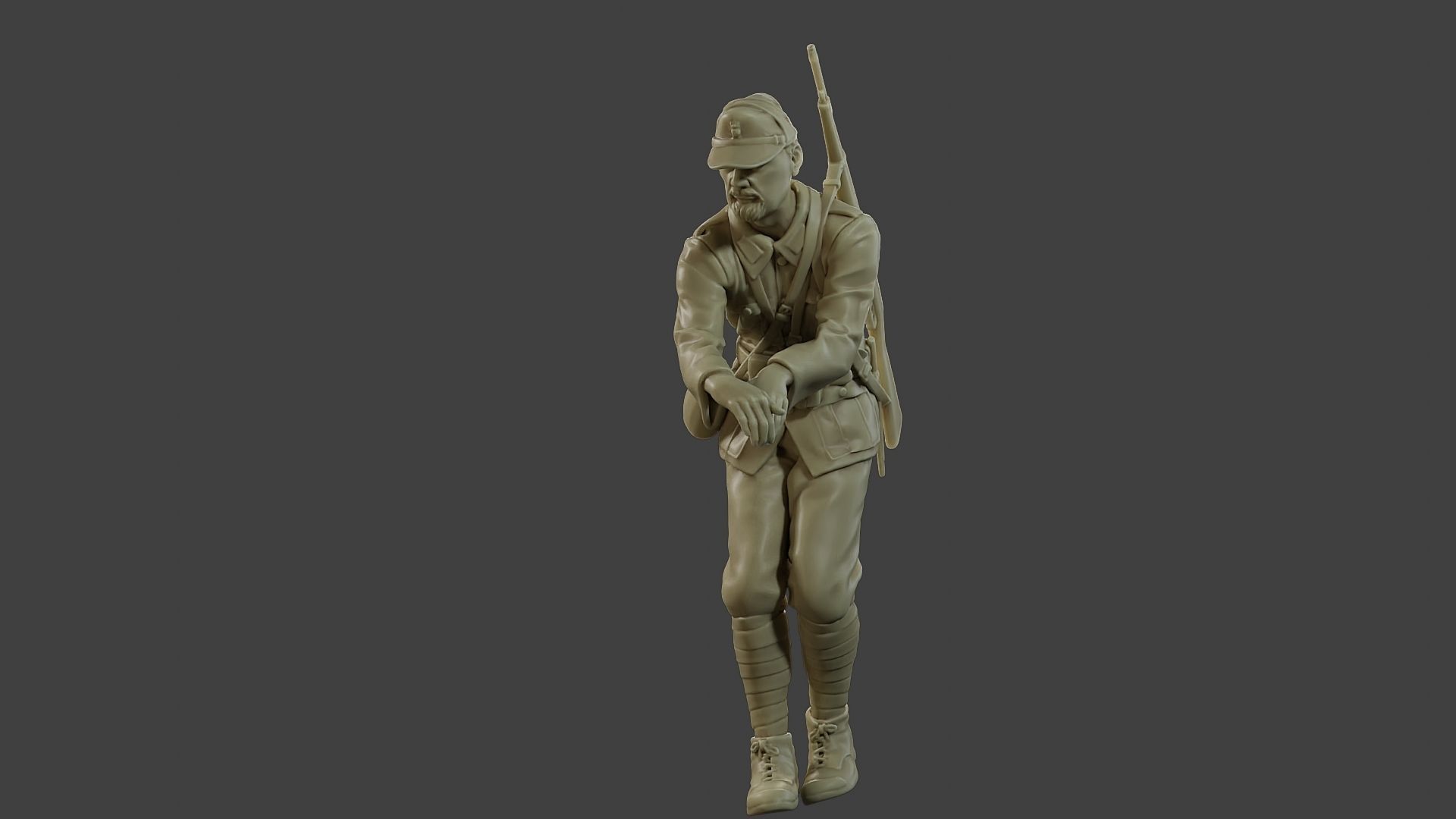 Italian soldier Attach2 ww2 IT10 3D model 3D printable | CGTrader