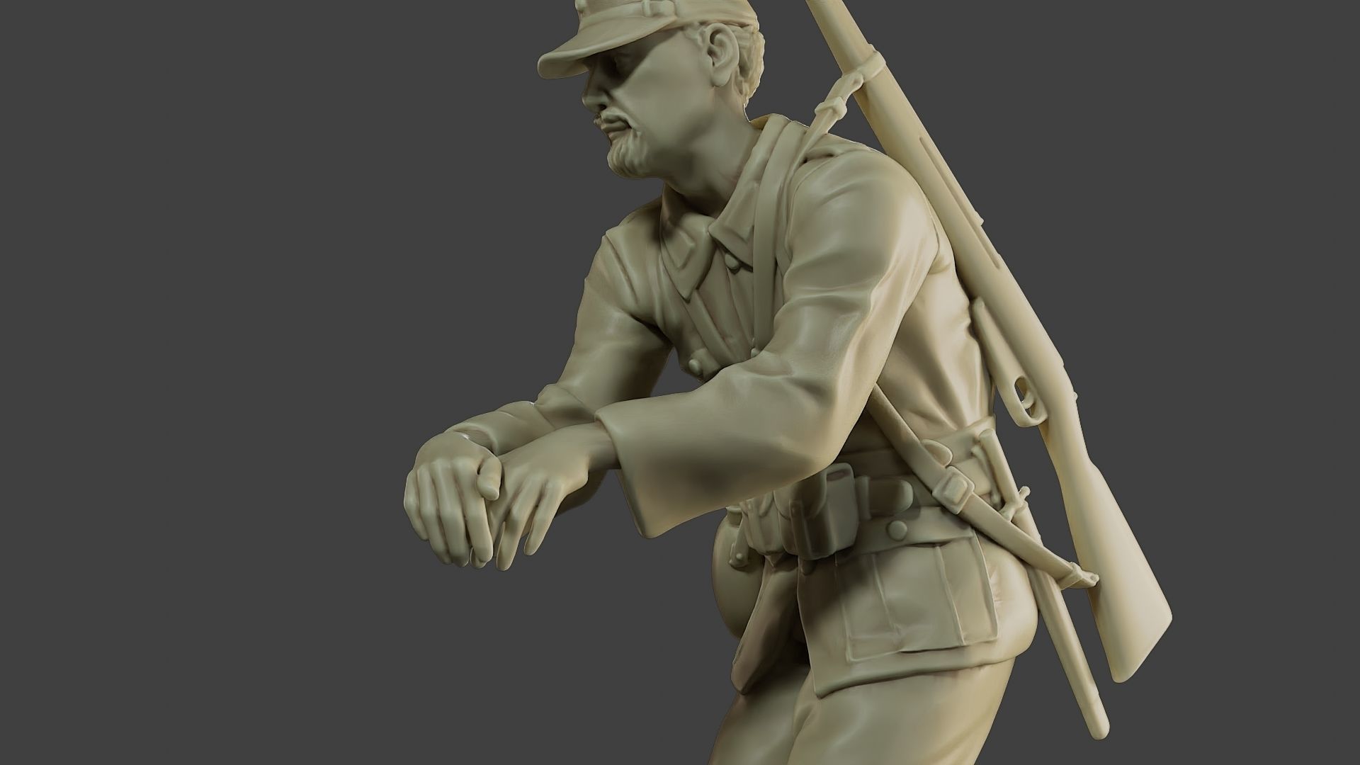 Italian soldier Attach2 ww2 IT10 3D model 3D printable | CGTrader