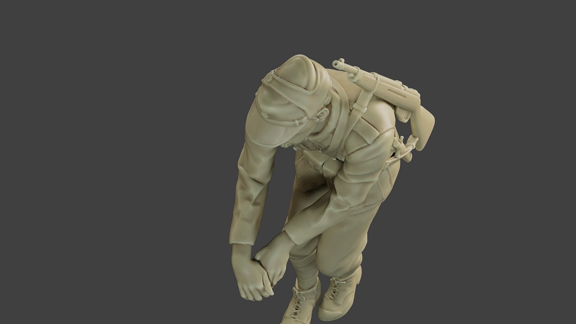 Italian soldier Attach2 ww2 IT10 3D model 3D printable | CGTrader