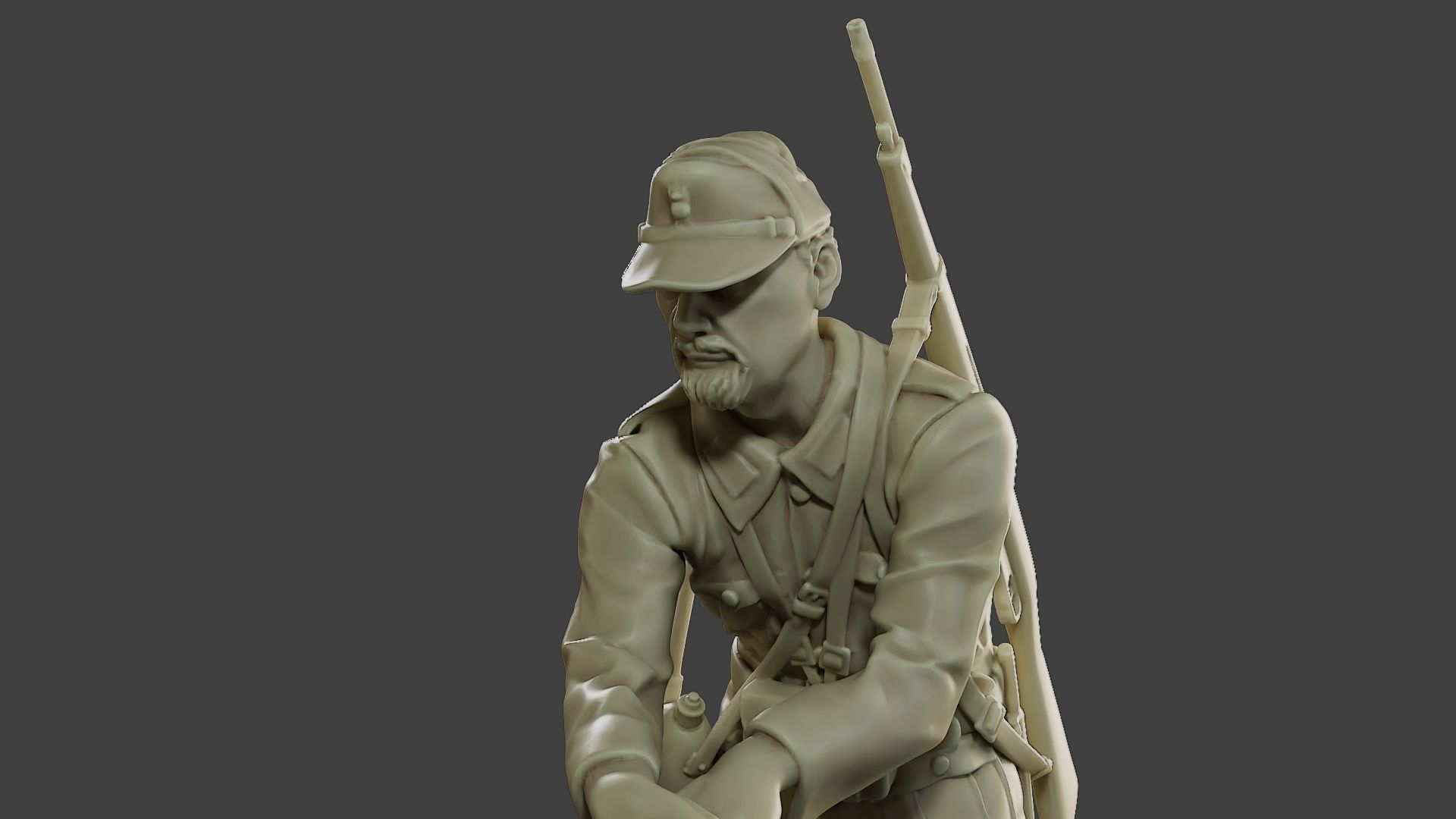 Italian soldier Attach2 ww2 IT10 3D model 3D printable | CGTrader