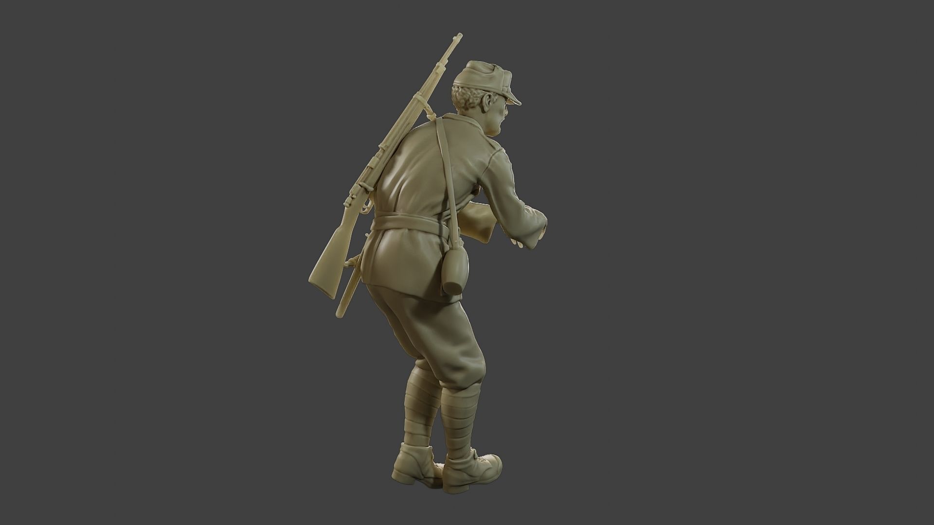 Italian soldier Attach2 ww2 IT10 3D model 3D printable | CGTrader