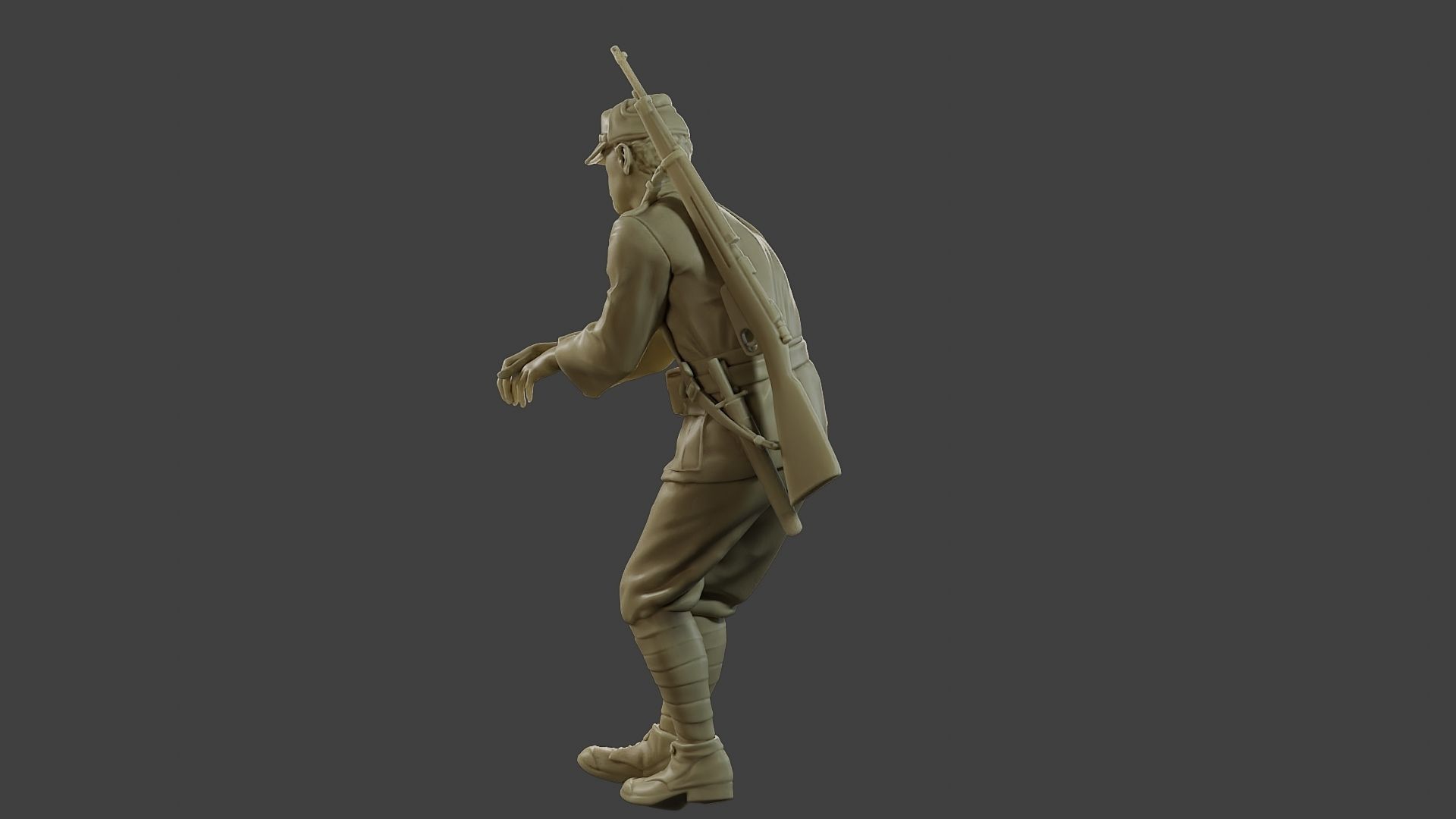Italian soldier Attach2 ww2 IT10 3D model 3D printable | CGTrader