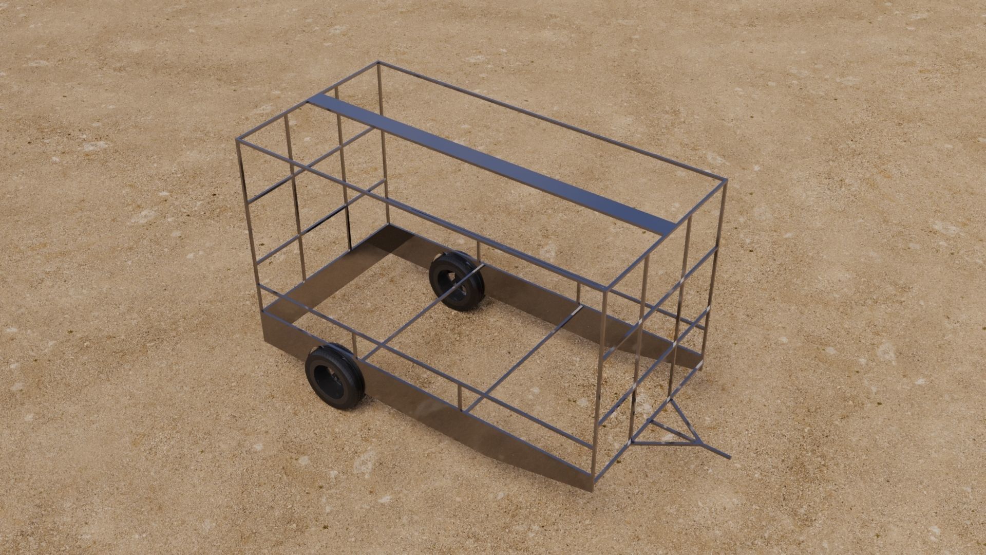 Advertising Led Screen Car Back 3D model | CGTrader
