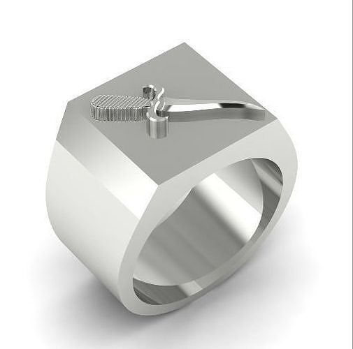 Knife ring N011967 3D model 3D printable | CGTrader