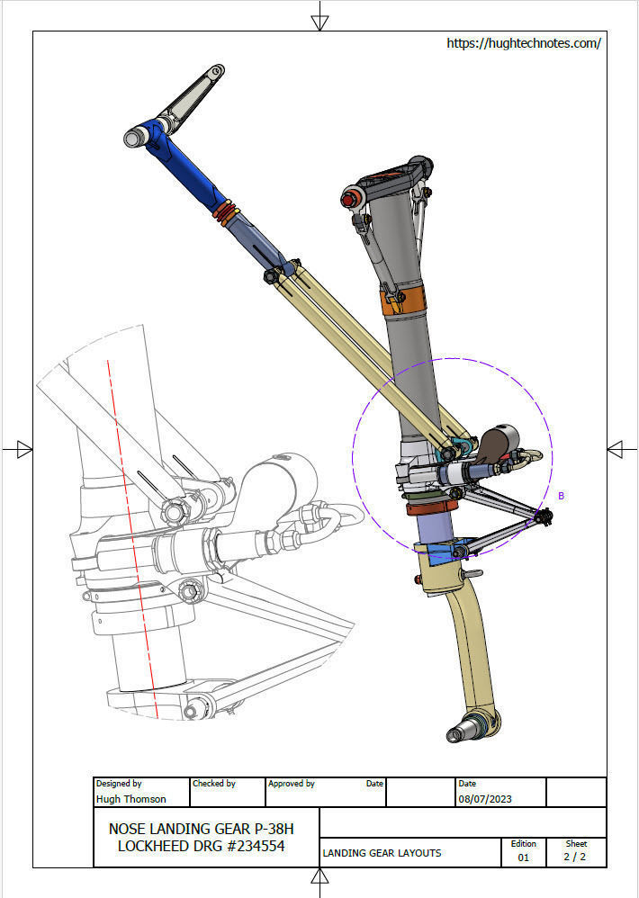P-38 Lightning Landing Gear 3D model 3D printable | CGTrader