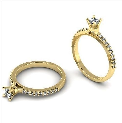 Soliter ring N012010 3D model 3D printable | CGTrader