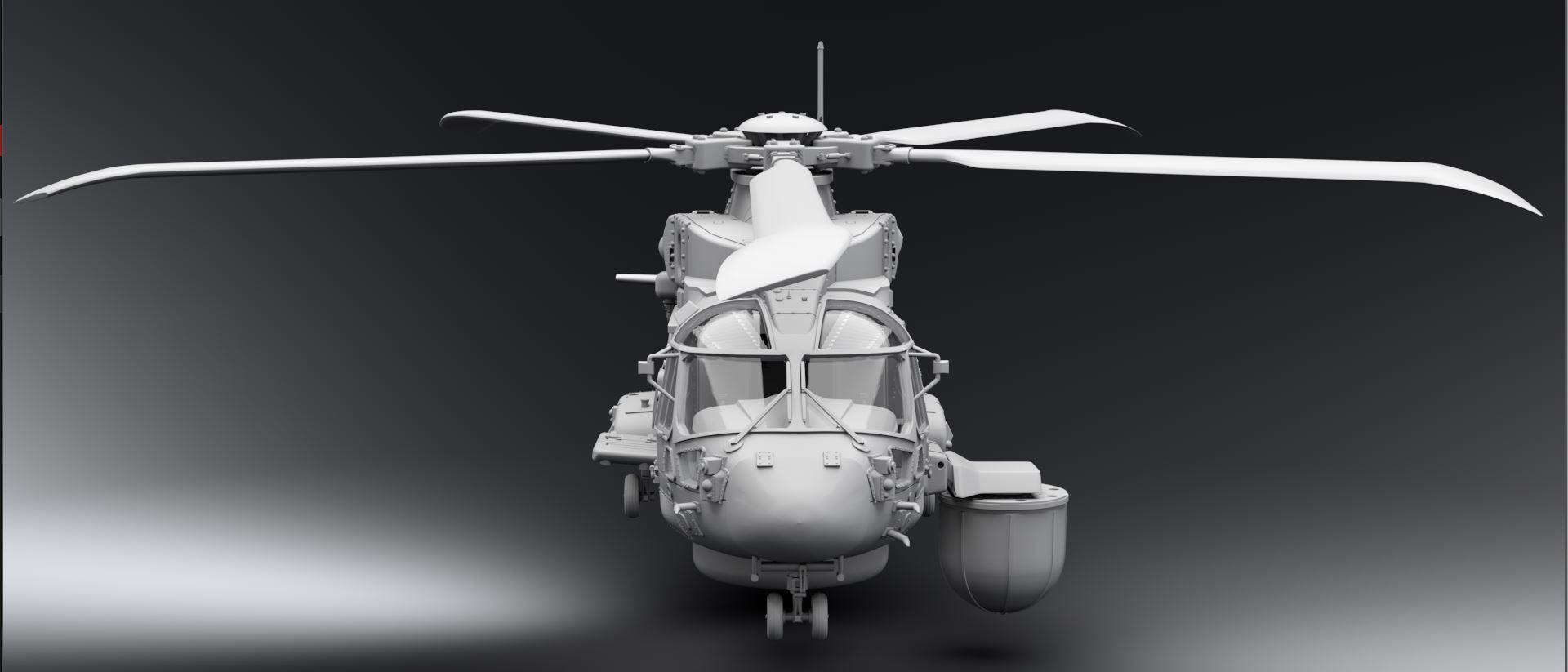 Merlin Mk2 Scale model 3D model 3D printable | CGTrader