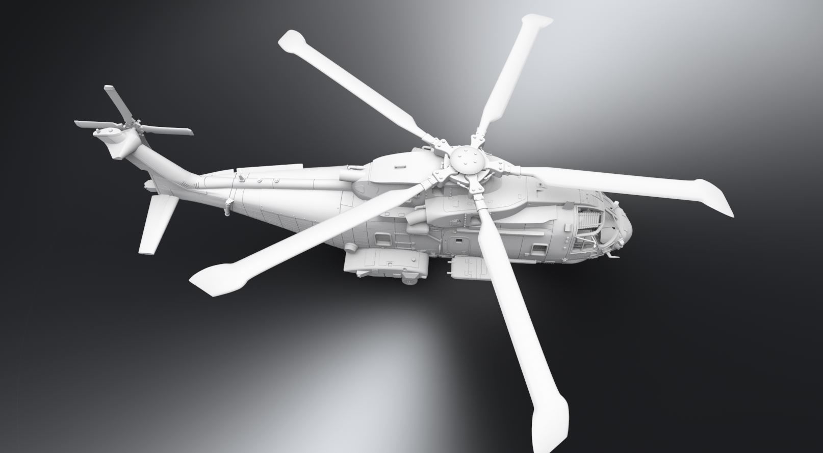 Merlin Mk2 Scale model 3D model 3D printable | CGTrader