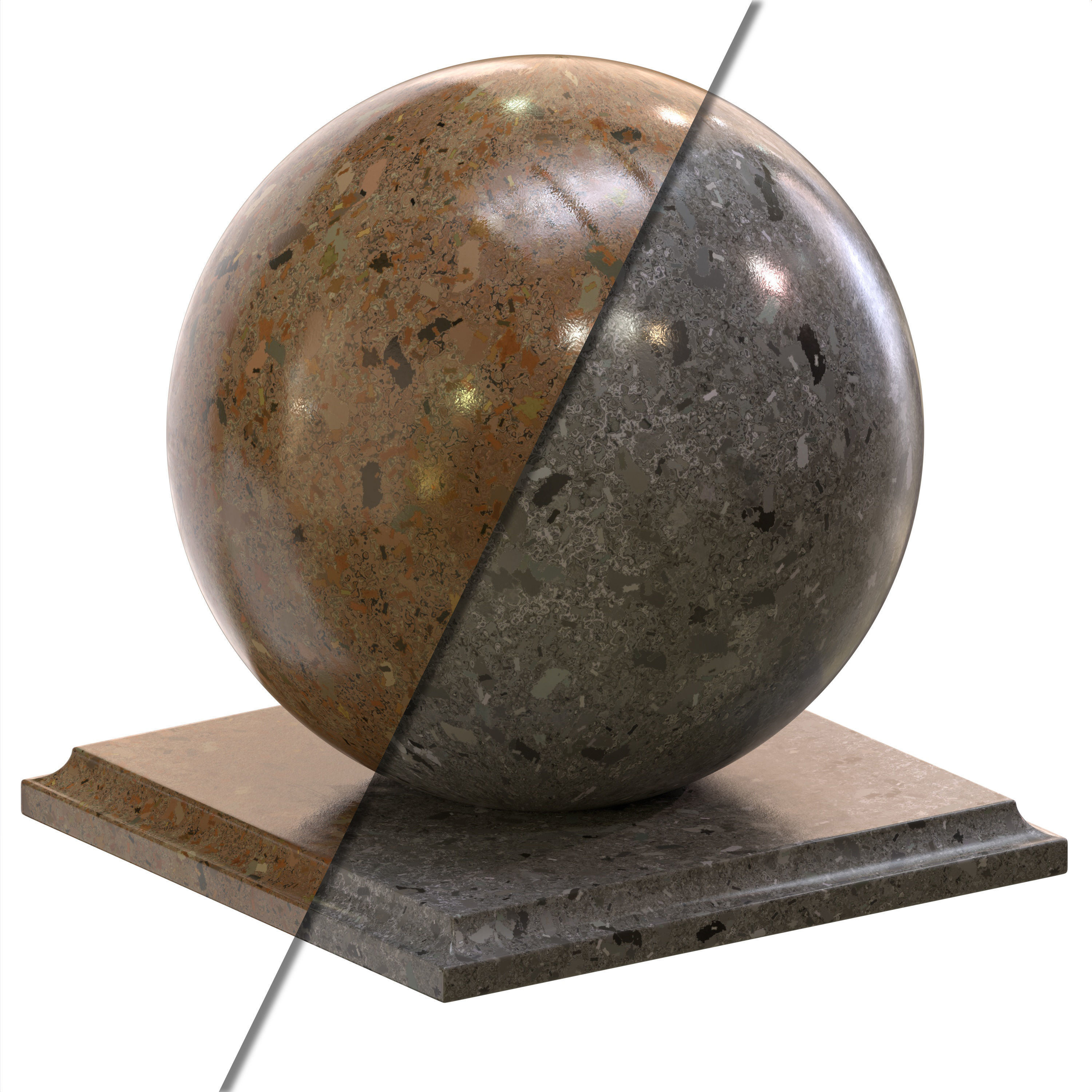 Granite stone PBR Texture with SBSAR material Texture | CGTrader