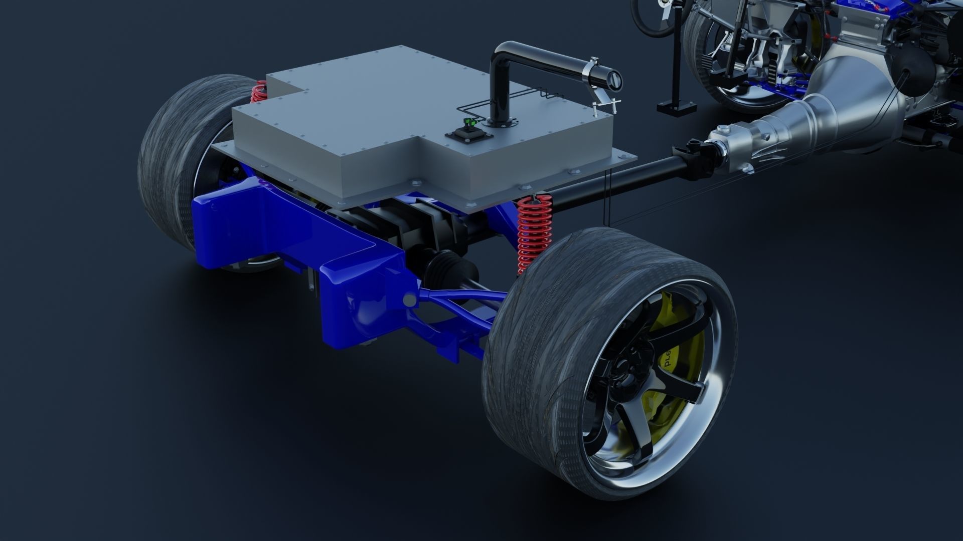 Nissan 240sx Tuned Suspension Rigged 3D model animated rigged | CGTrader