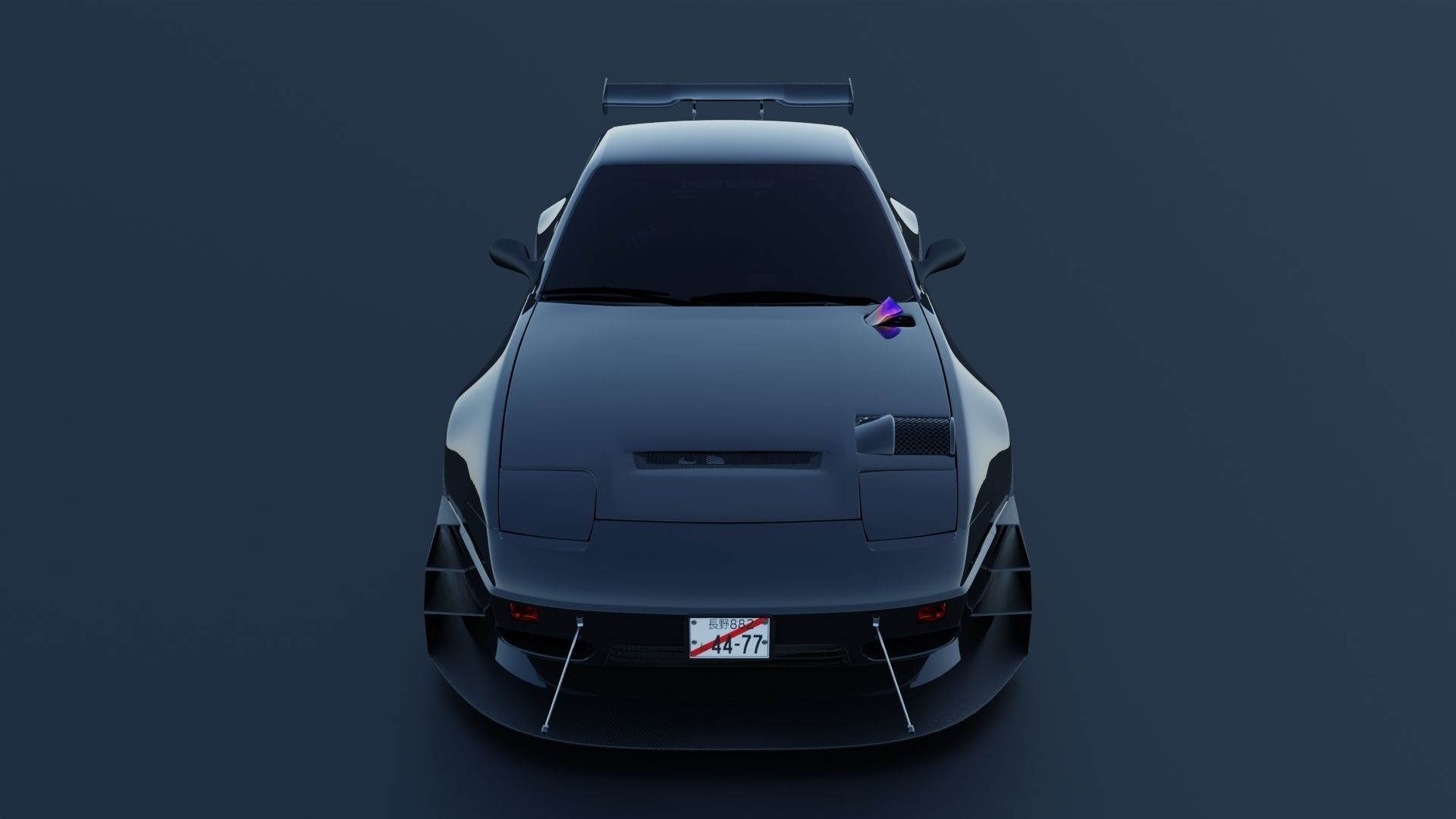 Nissan 240sx Tuned Suspension Rigged 3D model animated rigged | CGTrader