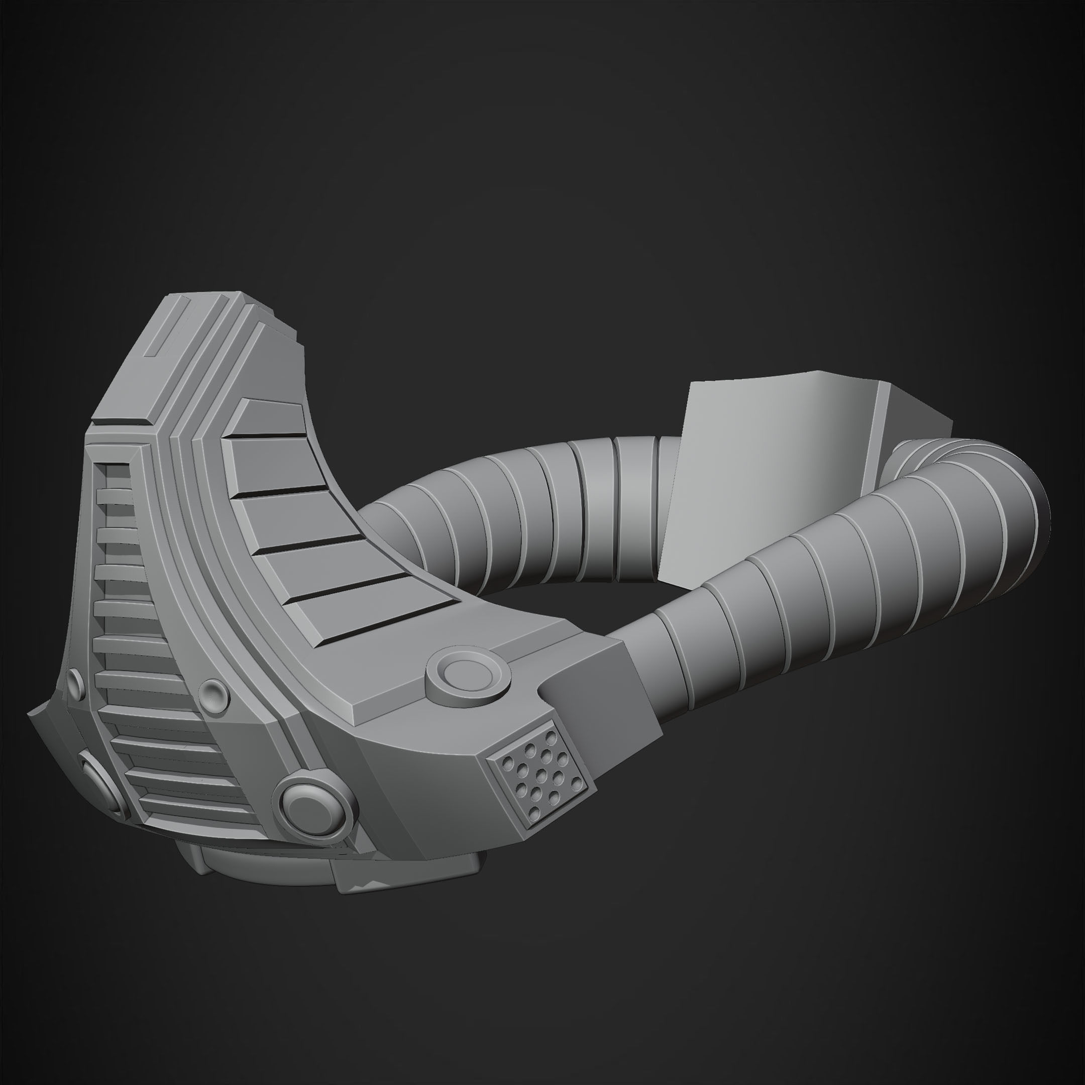 Star Wars Darth Malgus Respirator Mask for Cosplay 3D model 3D ...