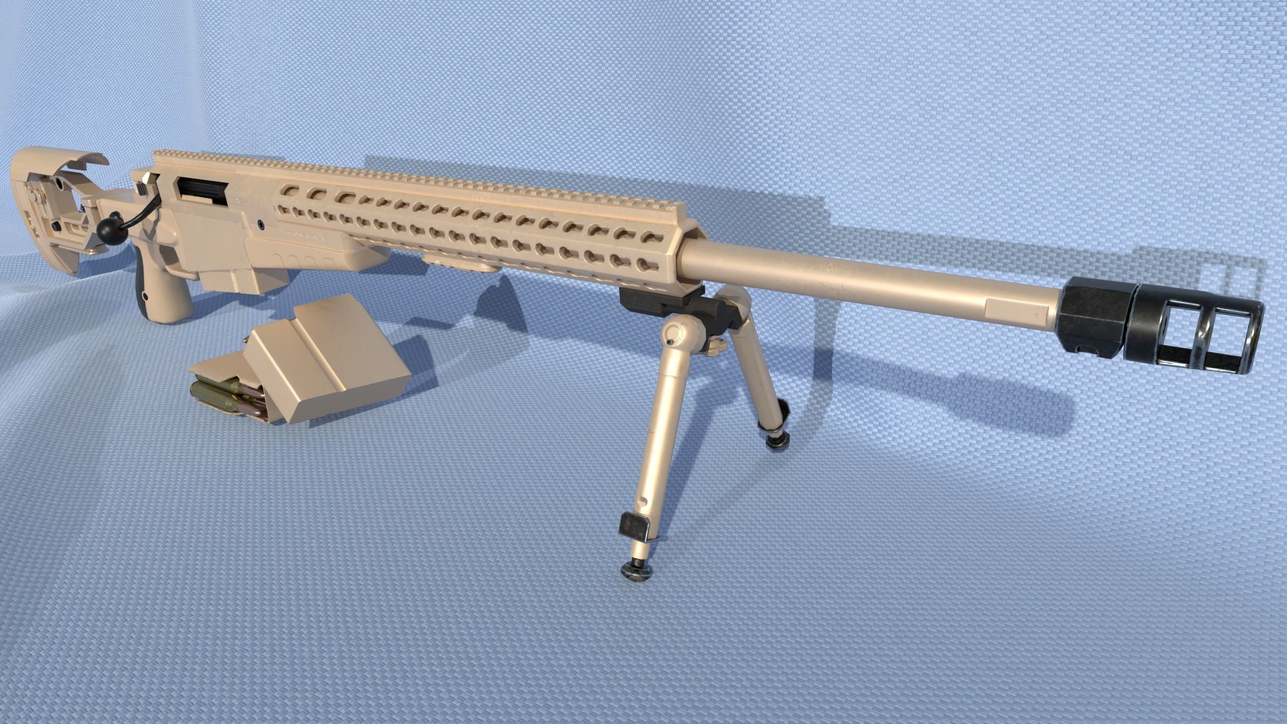 3D model RIfle AXMC International VR / AR / low-poly | CGTrader