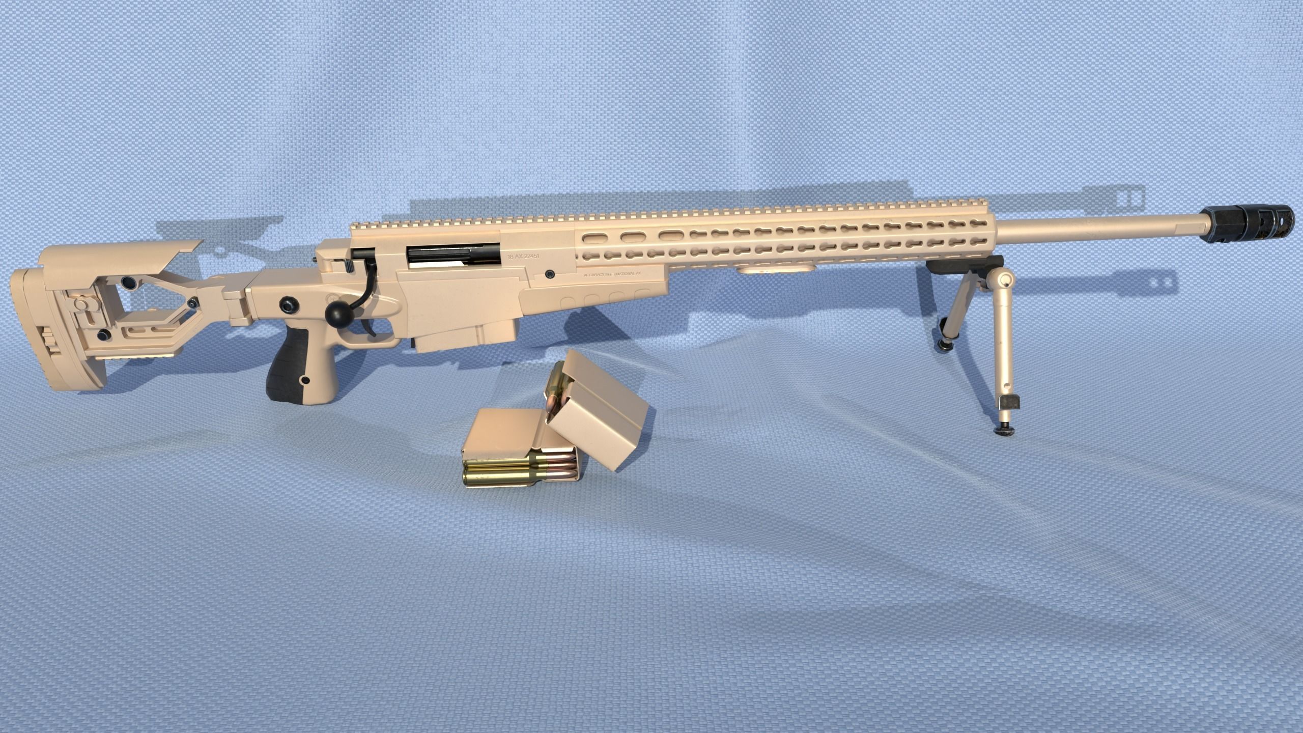 3D model RIfle AXMC International VR / AR / low-poly | CGTrader