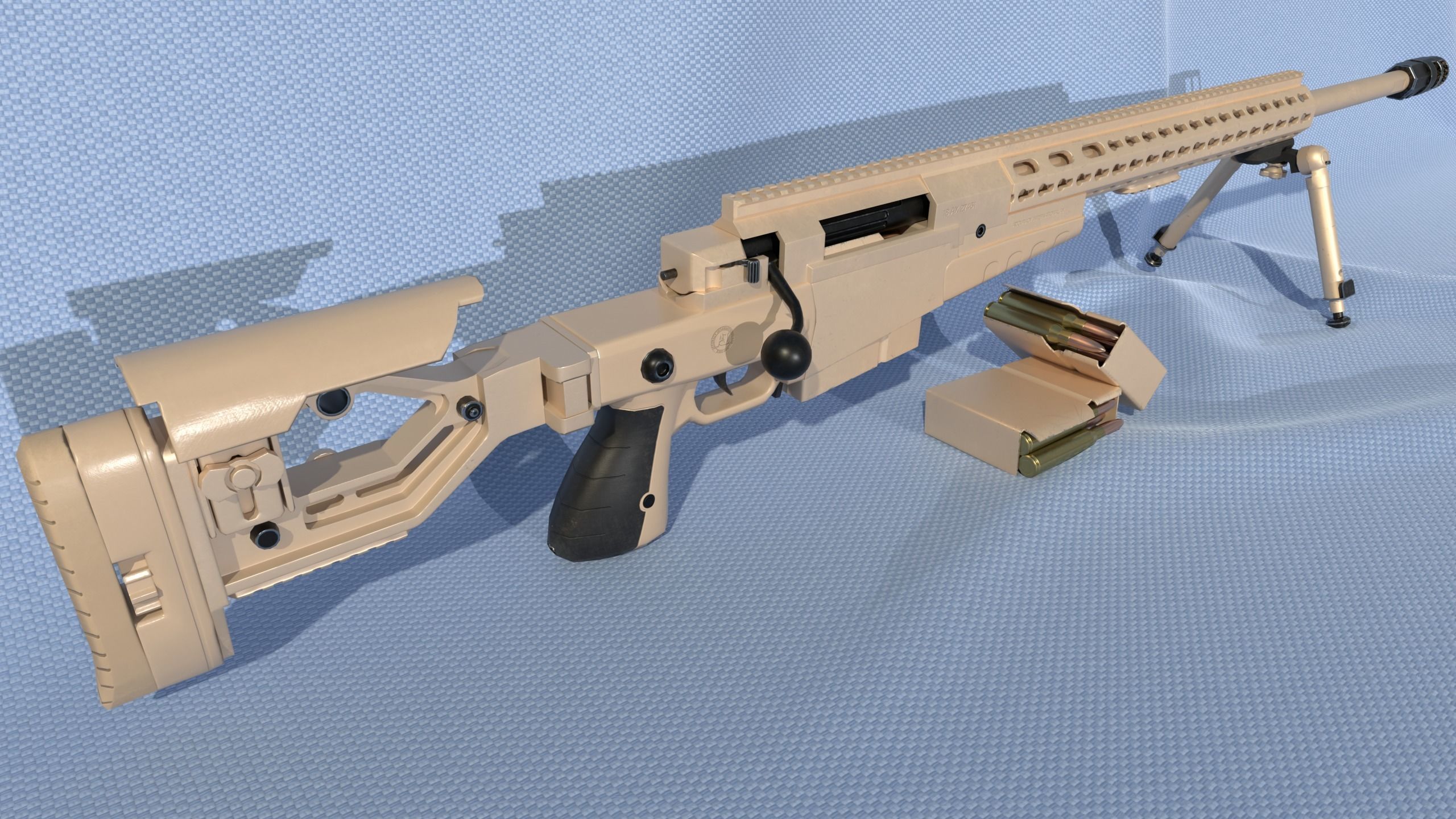 3D model RIfle AXMC International VR / AR / low-poly | CGTrader