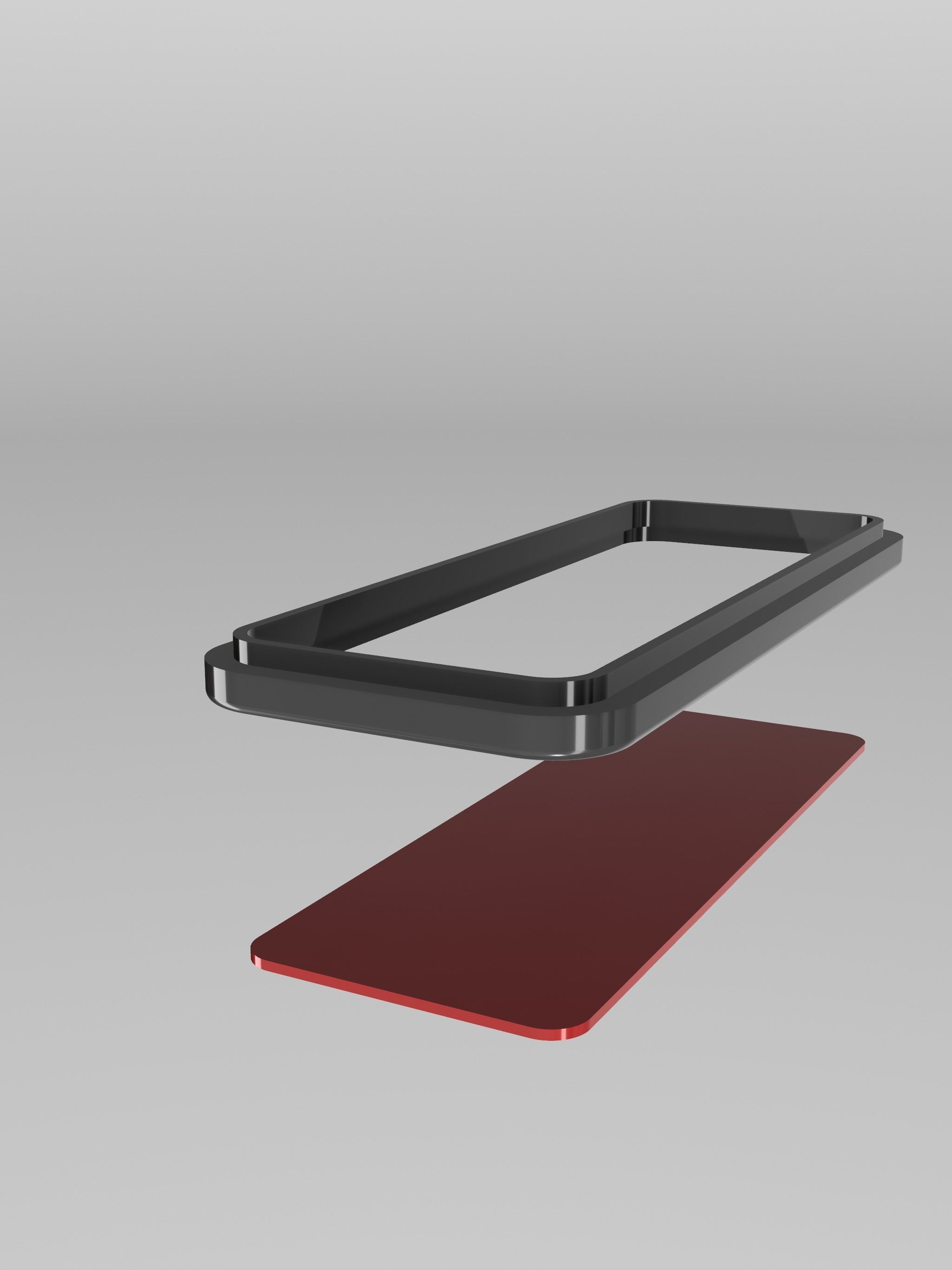 Sun roof 2 piece scale model 3D model 3D printable | CGTrader
