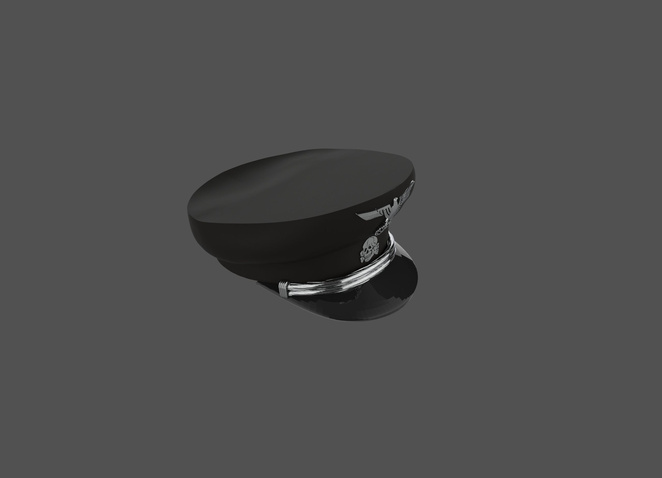 WW2 German Hat 3D model 3D printable | CGTrader