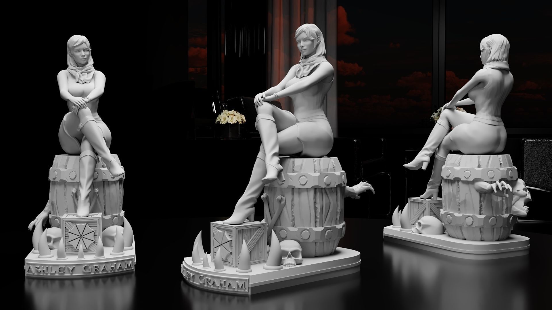 Ashley Graham - Resident Evil 4 - Rare Model 3D model 3D printable ...