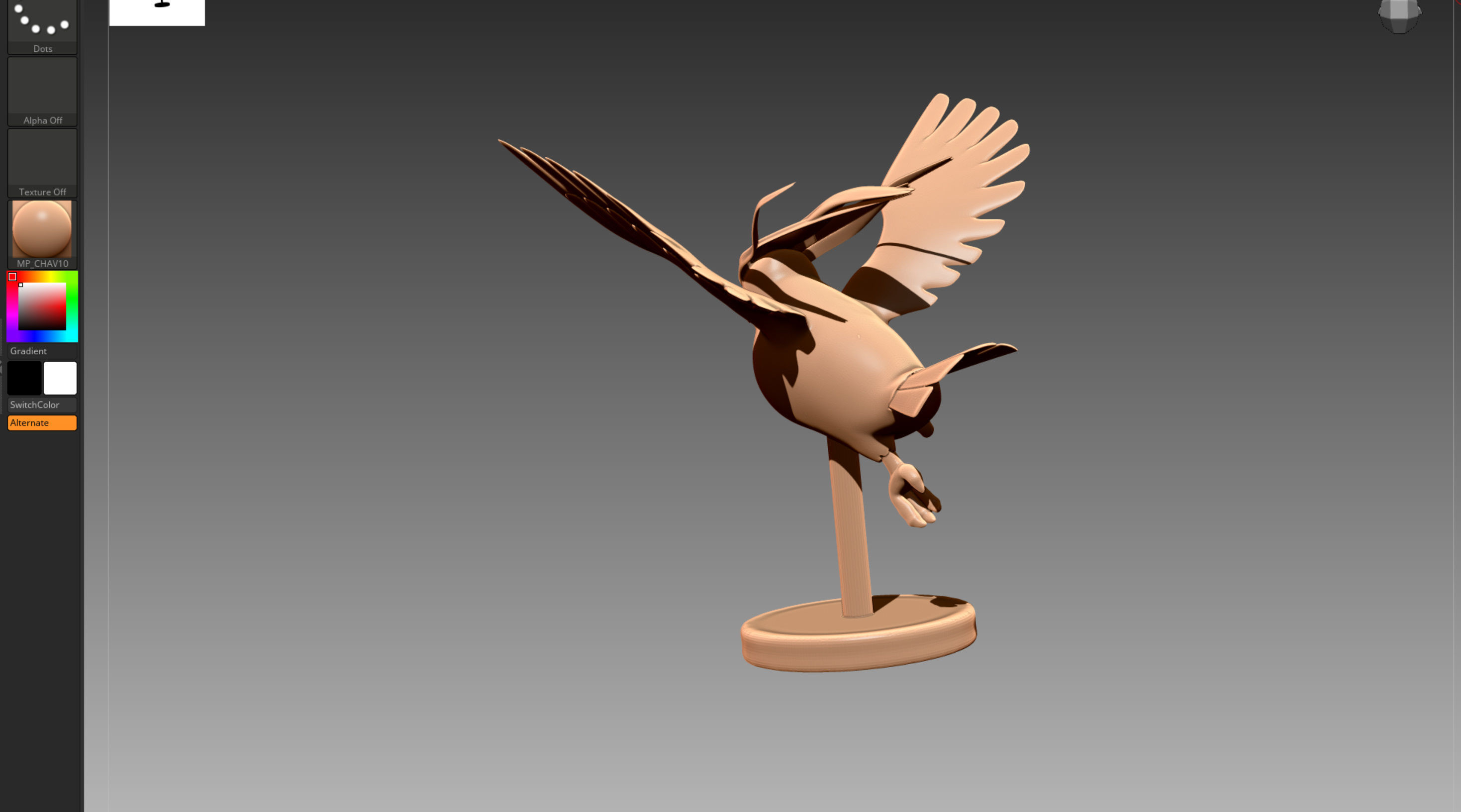 Pidgeot attacking Pokemon OBJ STL 3D model 3D printable | CGTrader